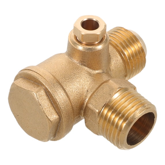 OUNONA Drafideep Golden Copper Check Valve, One Way, High-Efficiency ...
