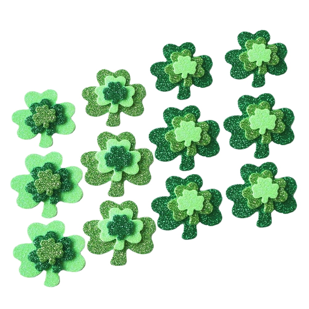 DRAFIDEEP Eva Shamrock Stickers for St Patricks Day Party Decoration ...