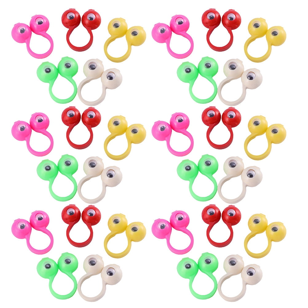 DRAFIDEEP Finger Puppets Wiggly Eyeball Ring Stage Puppet Theatre Party ...