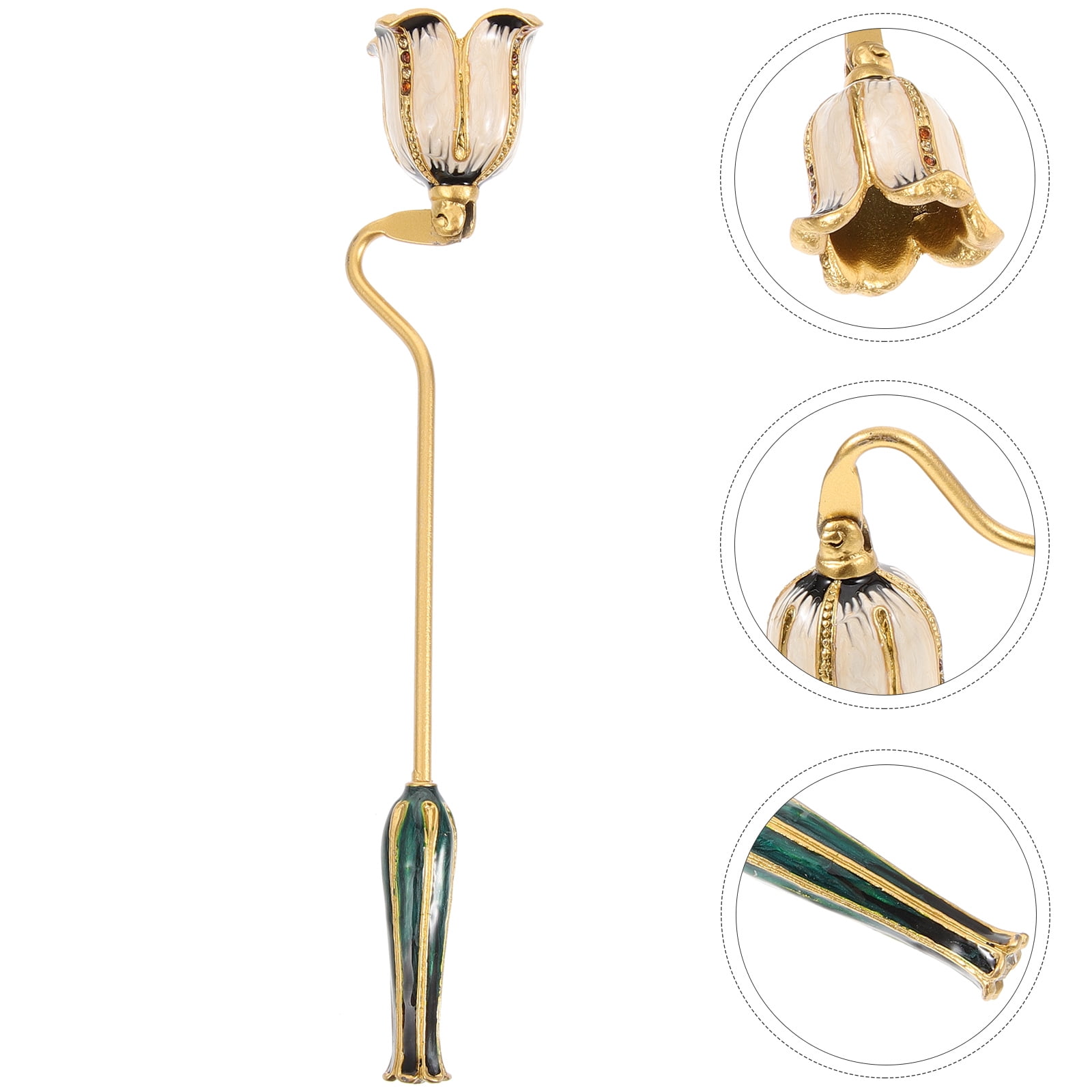 DRAFIDEEP Flame Snuffer 1Pack Metal Candle Extinguisher with Enamel ...