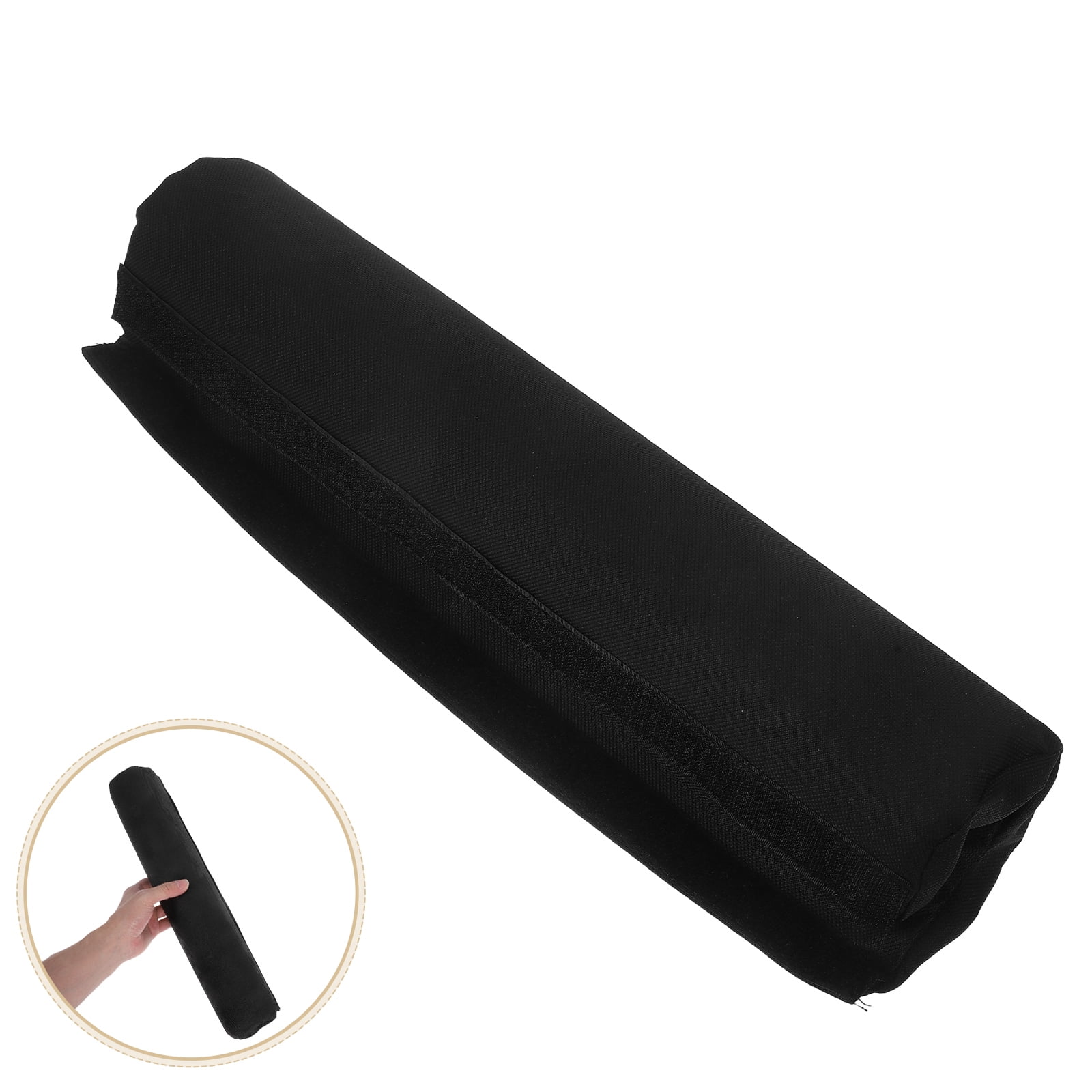 DRAFIDEEP Footrest Pad 1 Set Black Cloth Rectangular Enhanced Comfort ...