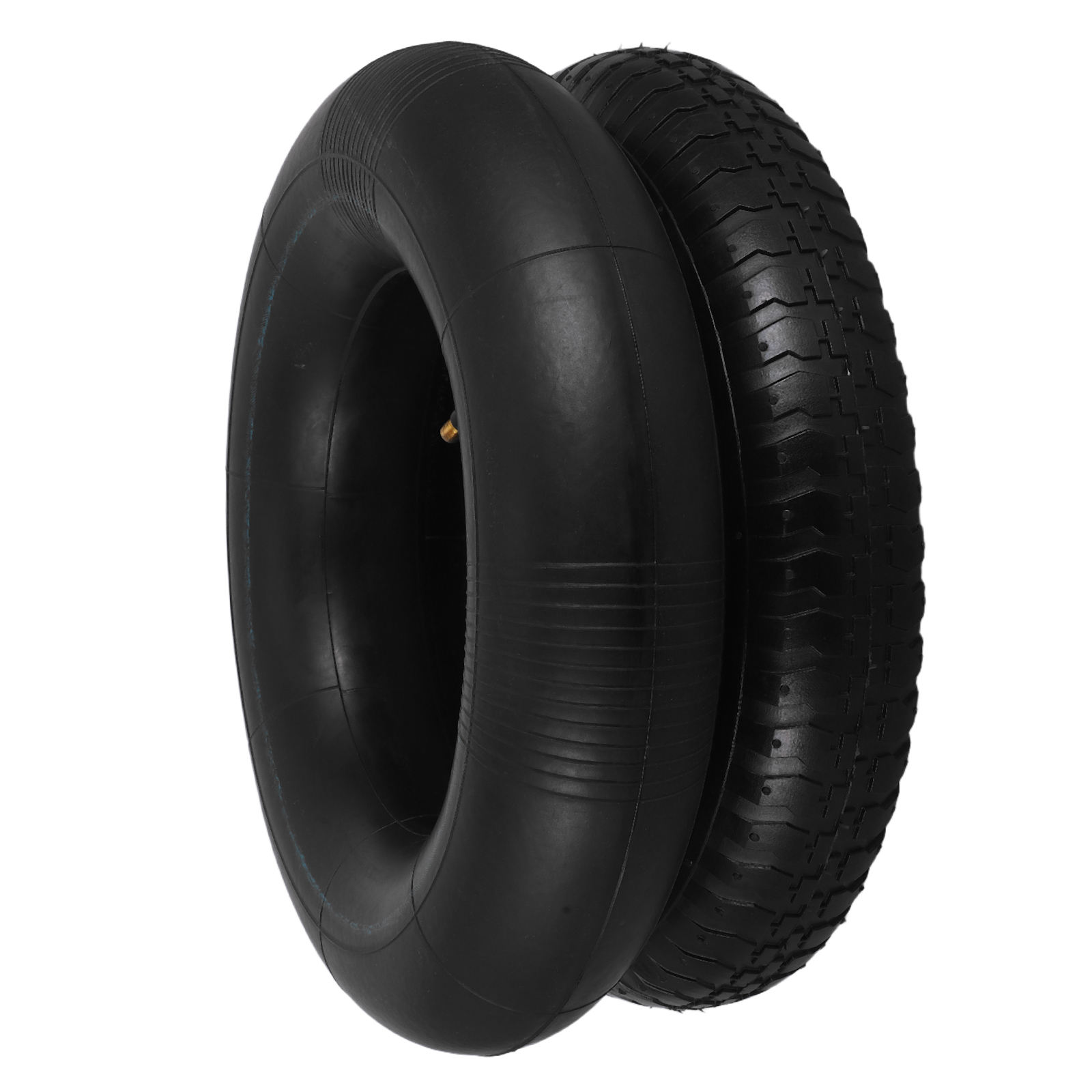 DRAFIDEEP Garden Cart Tire and Inner Tube Set Rubber Solid Scooter ...