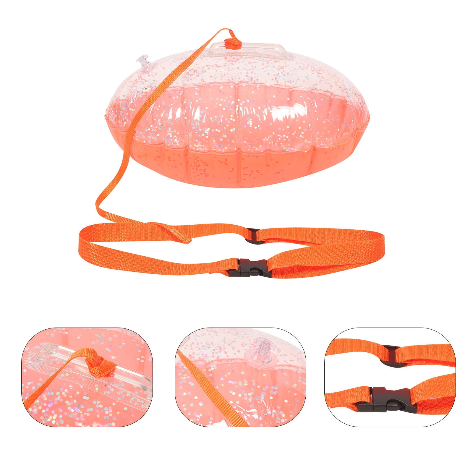 DRAFIDEEP Inflatable Swimming Buoy for Open Water 1Pcs Pvc Orange ...