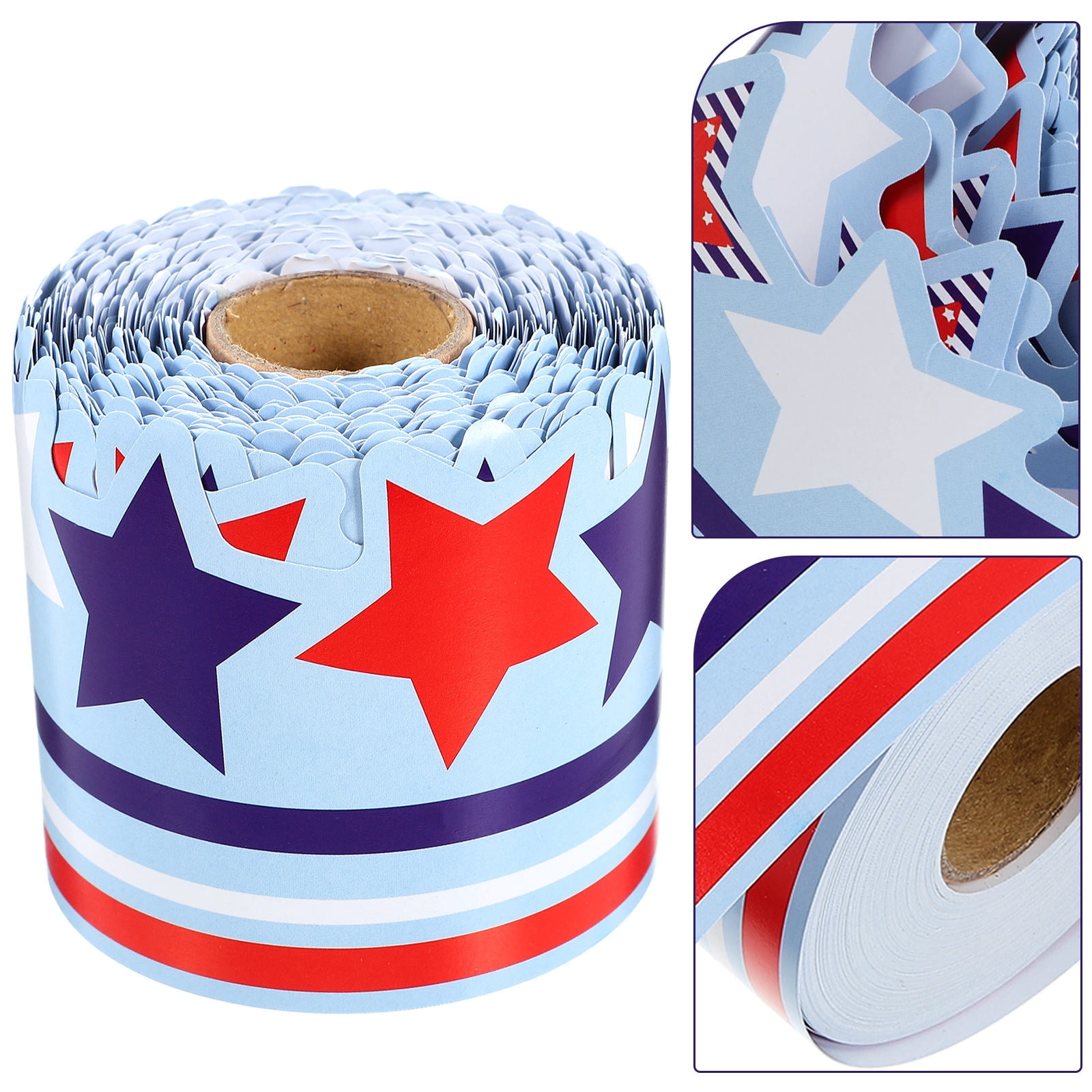 DRAFIDEEP Multi Color Independence Day Bulletin Board Borders 1 Roll 78 ...