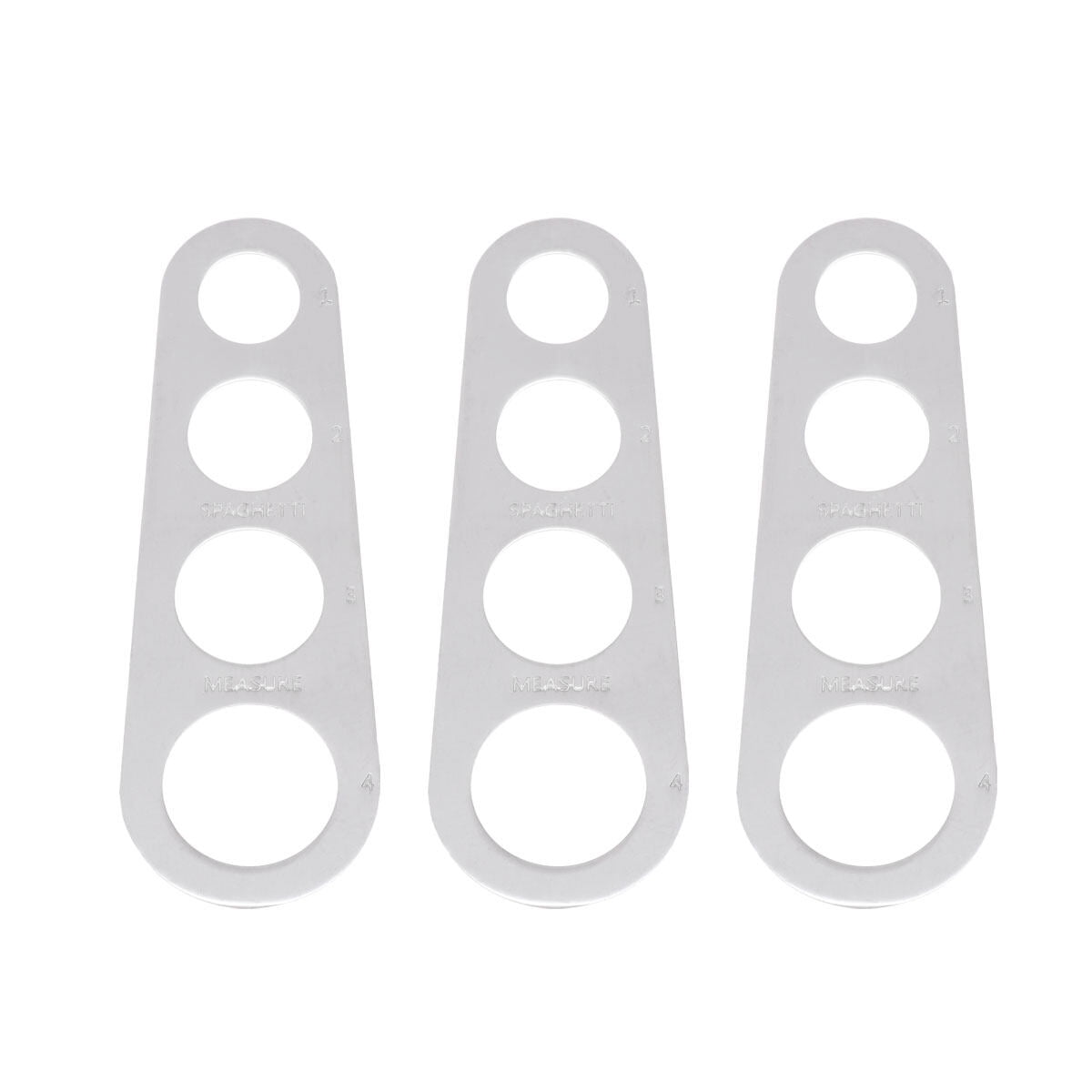 DRAFIDEEP Noodle Measuring Ruler 3Pcs Compact Pasta Measuring Tool for ...