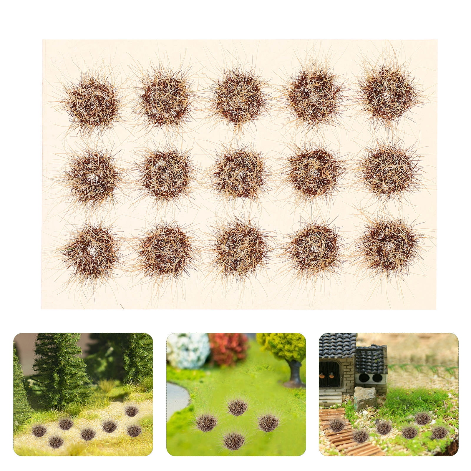 DRAFIDEEP Khaki Nylon Grass Clusters for Tabletop Wargaming , Model ...