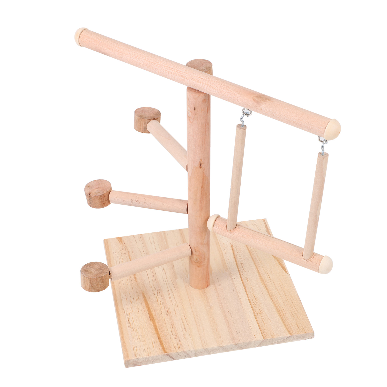 DRAFIDEEP Parrot Standing Rack Wooden Design 1Pack 11.8x10.2x10.2in ...