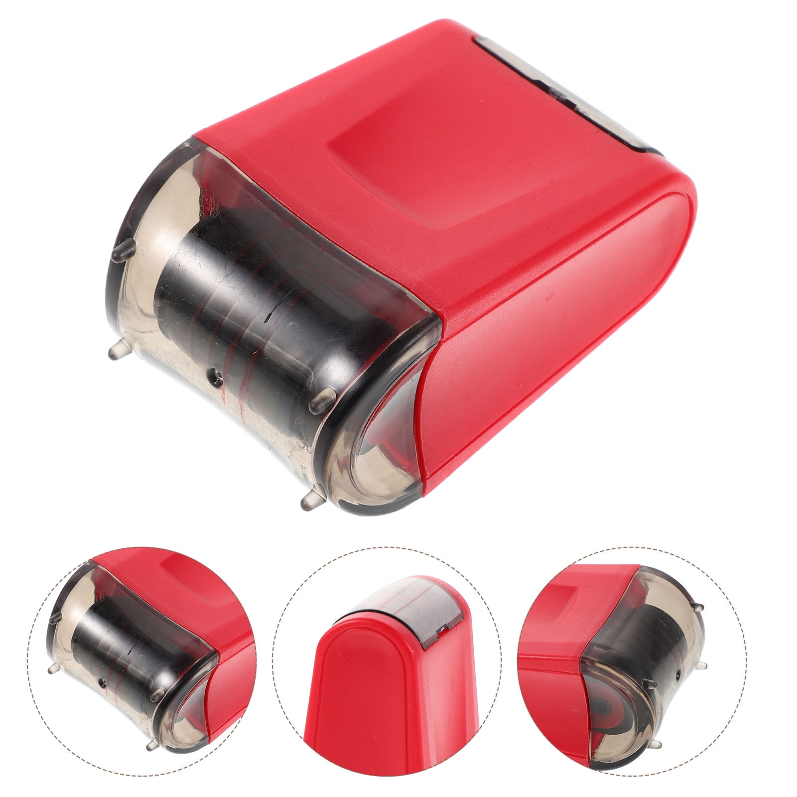 DRAFIDEEP Portable Red Roller Stamp for Writing Lines with Solid ...