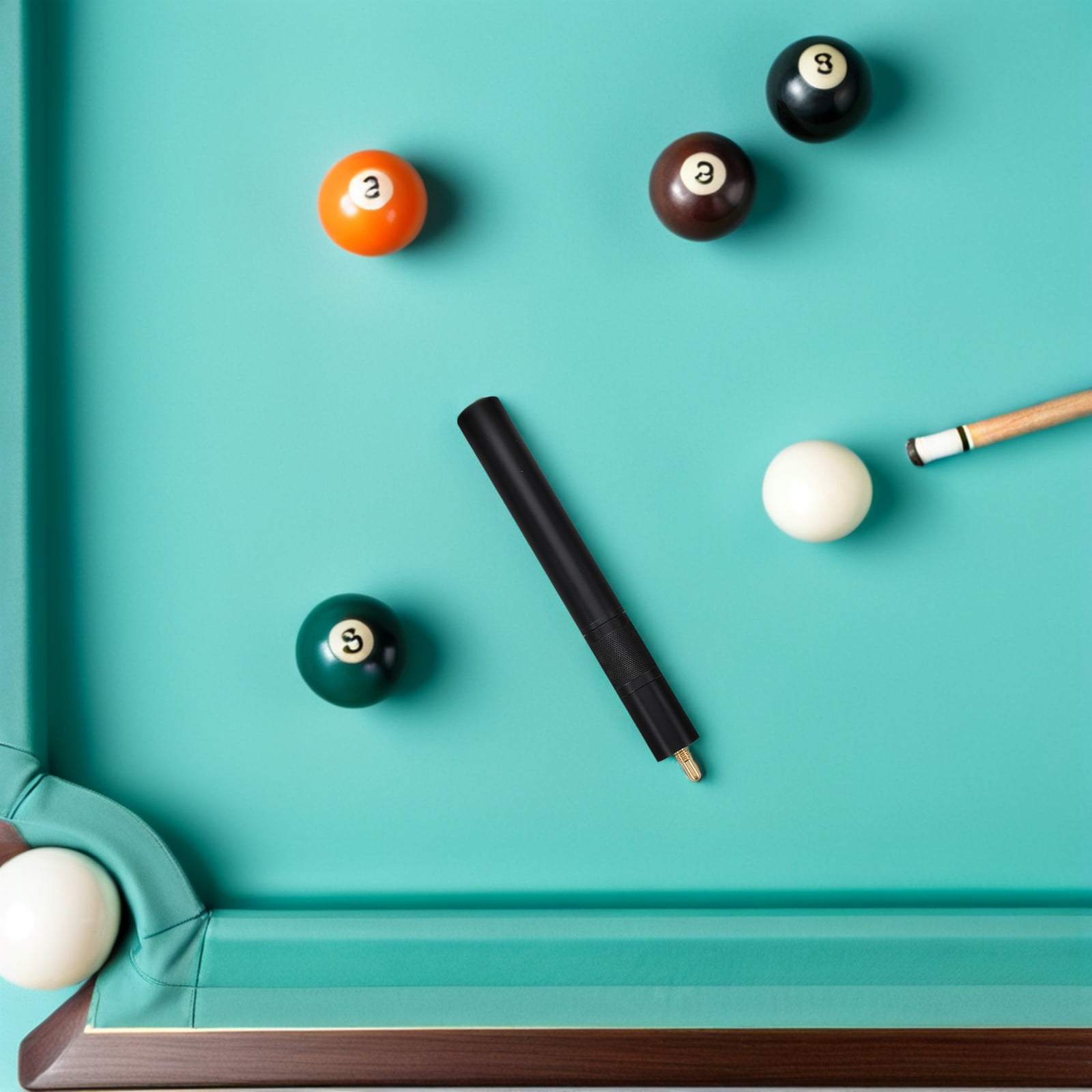 DRAFIDEEP Snooker Extended Grip Black Billiards Extension Handle ...