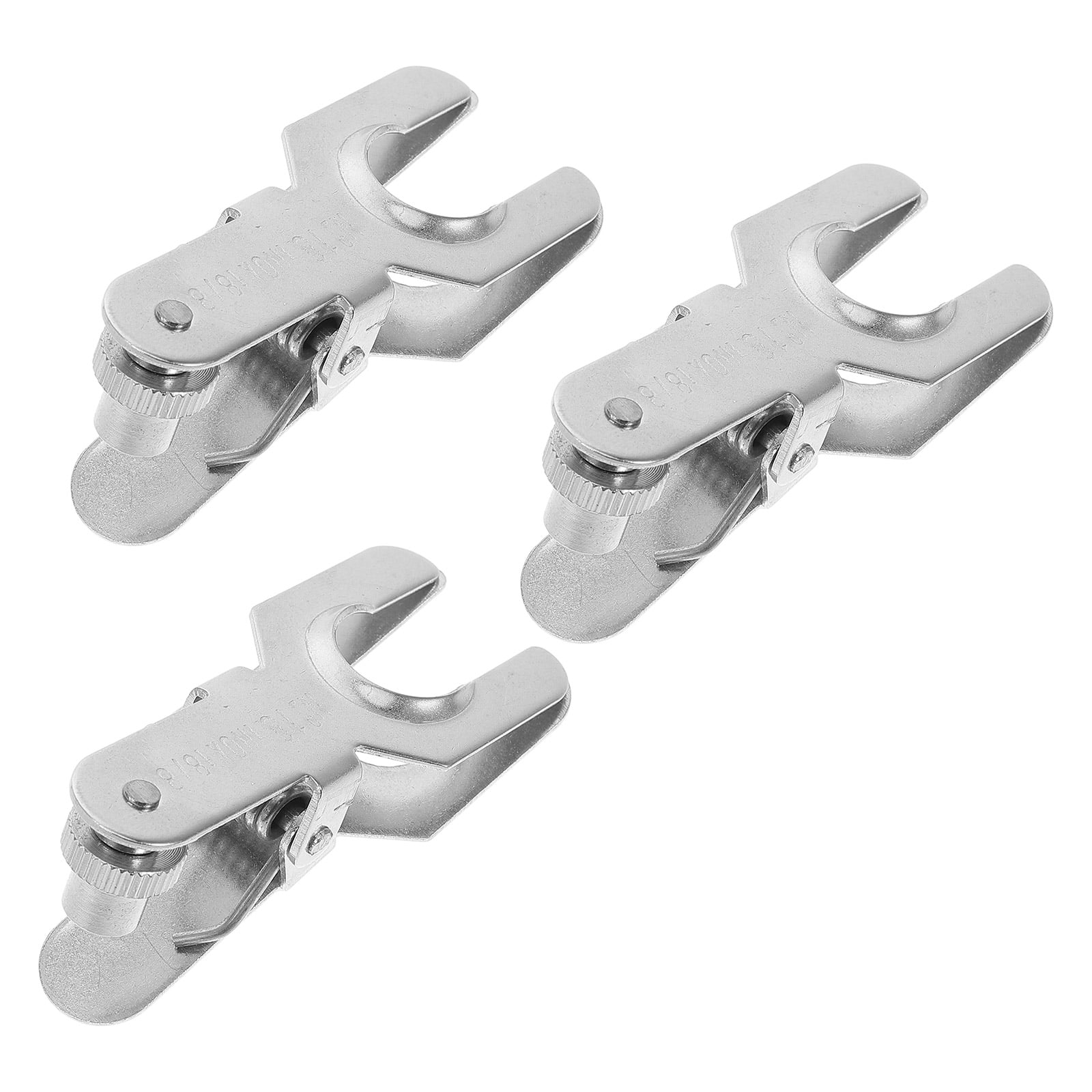 DRAFIDEEP Spherical Pinch Clip 3Pcs Silver Stainless Steel Clamp For ...