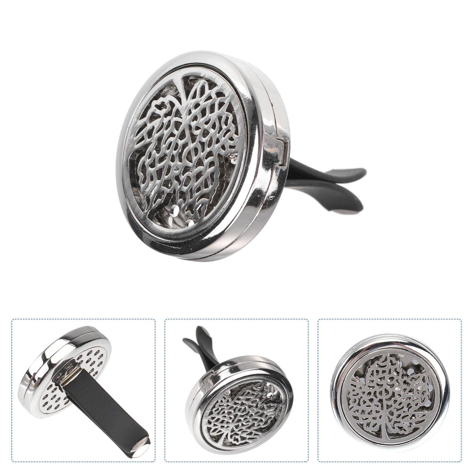 DRAFIDEEP Stainless Steel Car Aromatherapy Diffuser Vent Clip 1Set ...