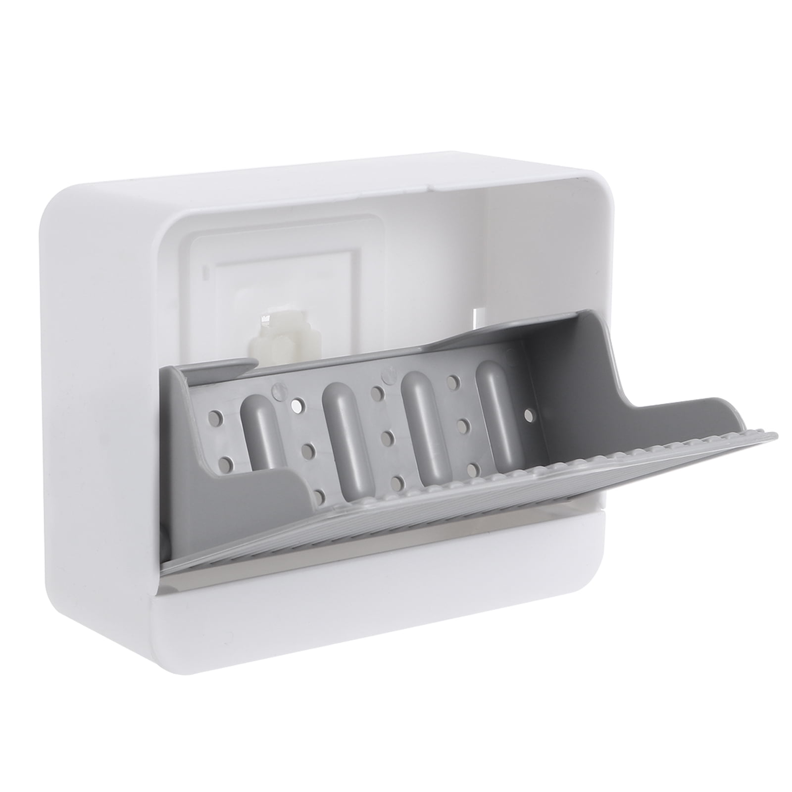 DRAFIDEEP Storage Rack Kitchen Plastic Shelf 12X10X4.5in Grey HIPS ...