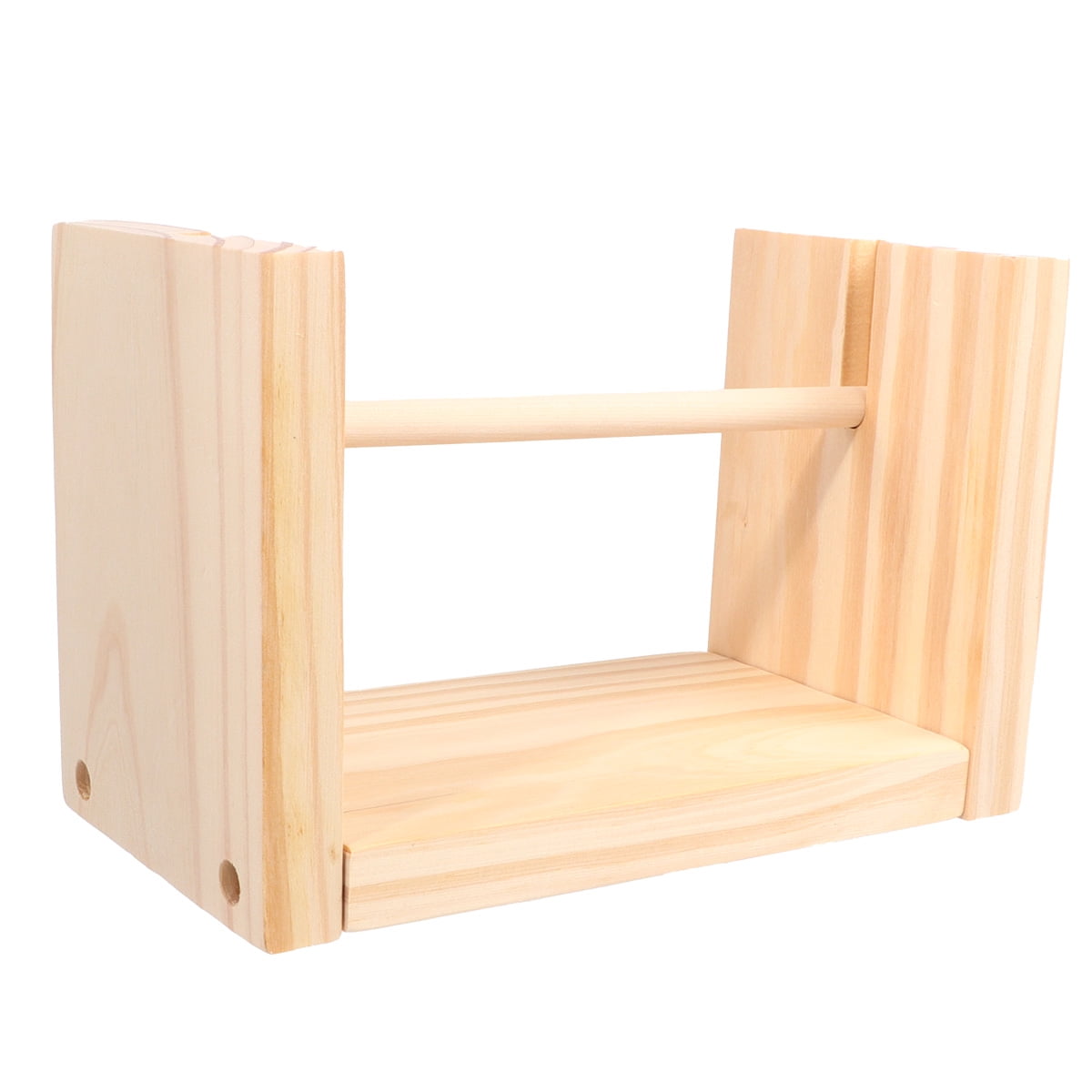 DRAFIDEEP Thread Spool Organizer Rectangular Wood Spool Rack for ...