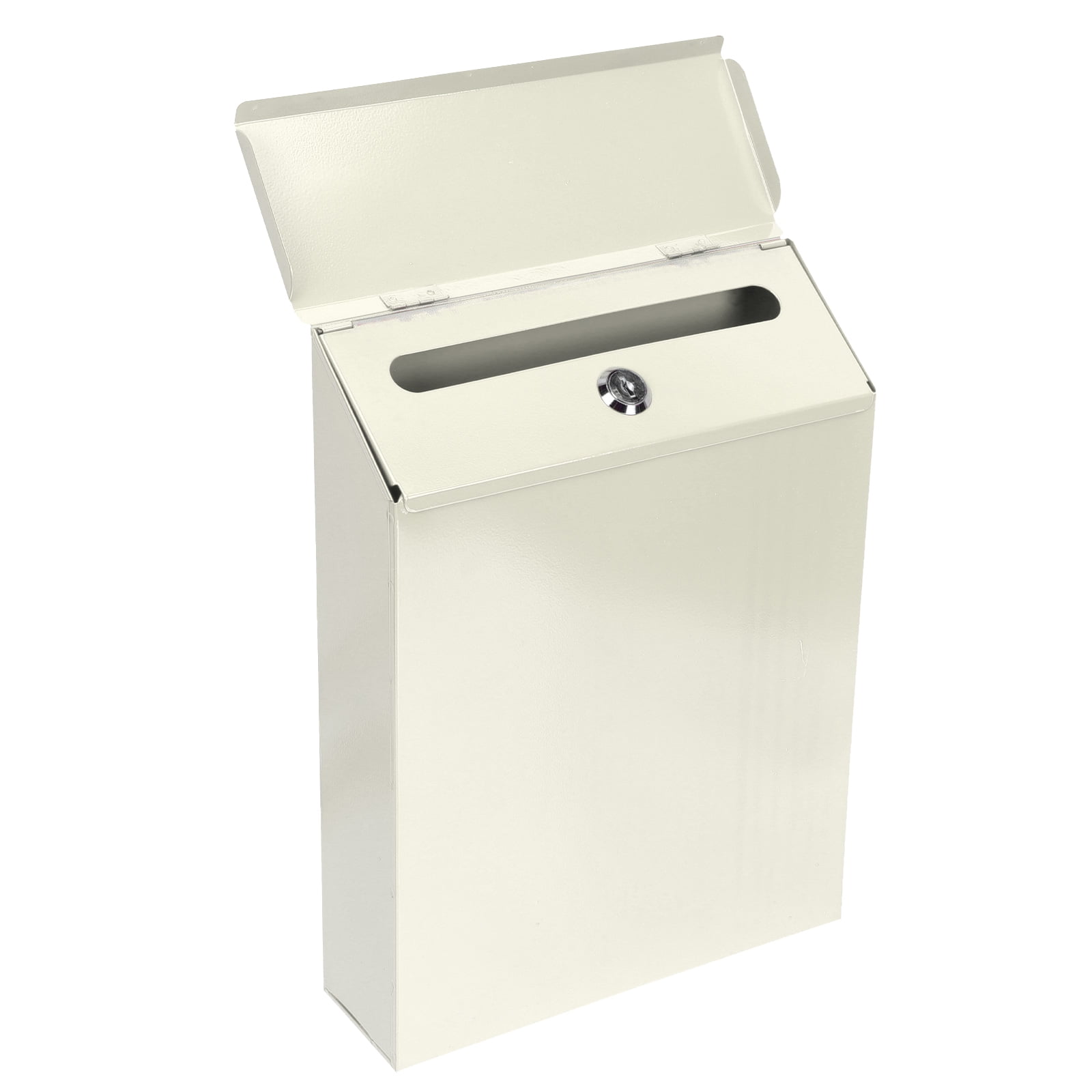 DRAFIDEEP Wall Mounted Mailbox for Home Use Beige Iron Material 7x5 ...