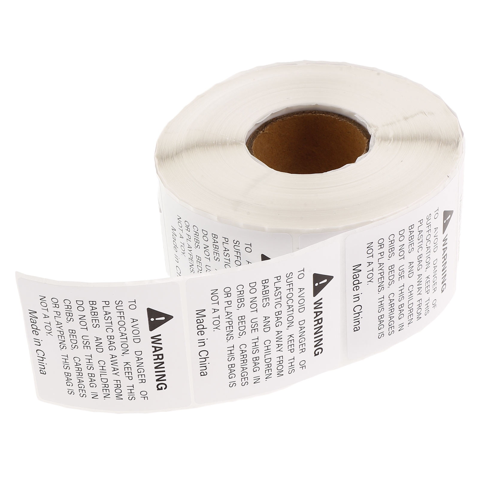 DRAFIDEEP Warning Stickers Suffocation Risk 1000Set Copper Material For ...