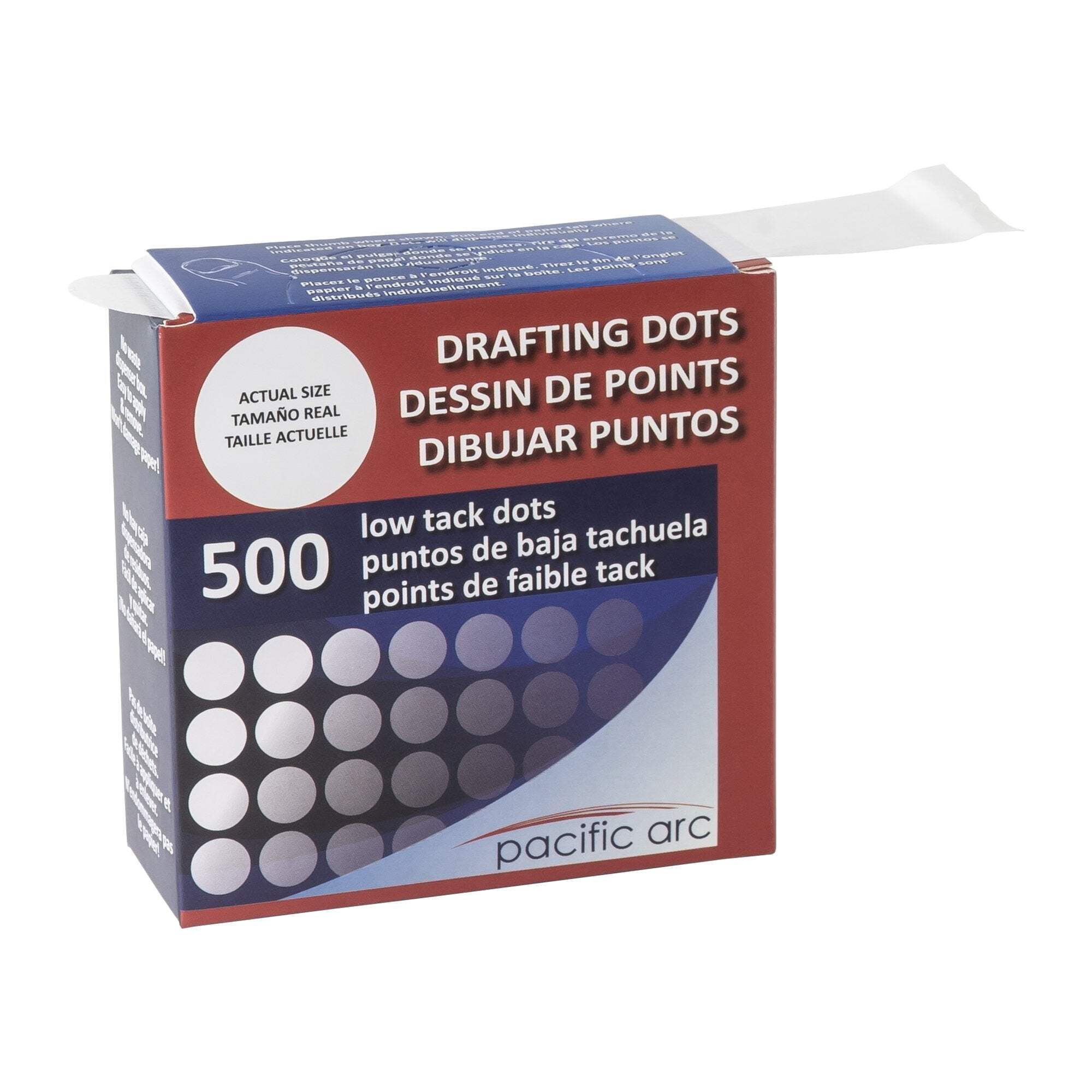 Pacific Arc, Professional Blank Drafting Dots, 7/8", Roll of 500 Dots ...