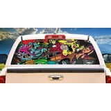 DRAG QUEENS Rear Window Graphic truck view thru vinyl decal back ...