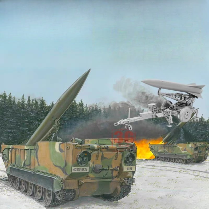 DRAGON Model 1/35 3588 Combo-Set M727 Tracked Guided Missile Carrier ...