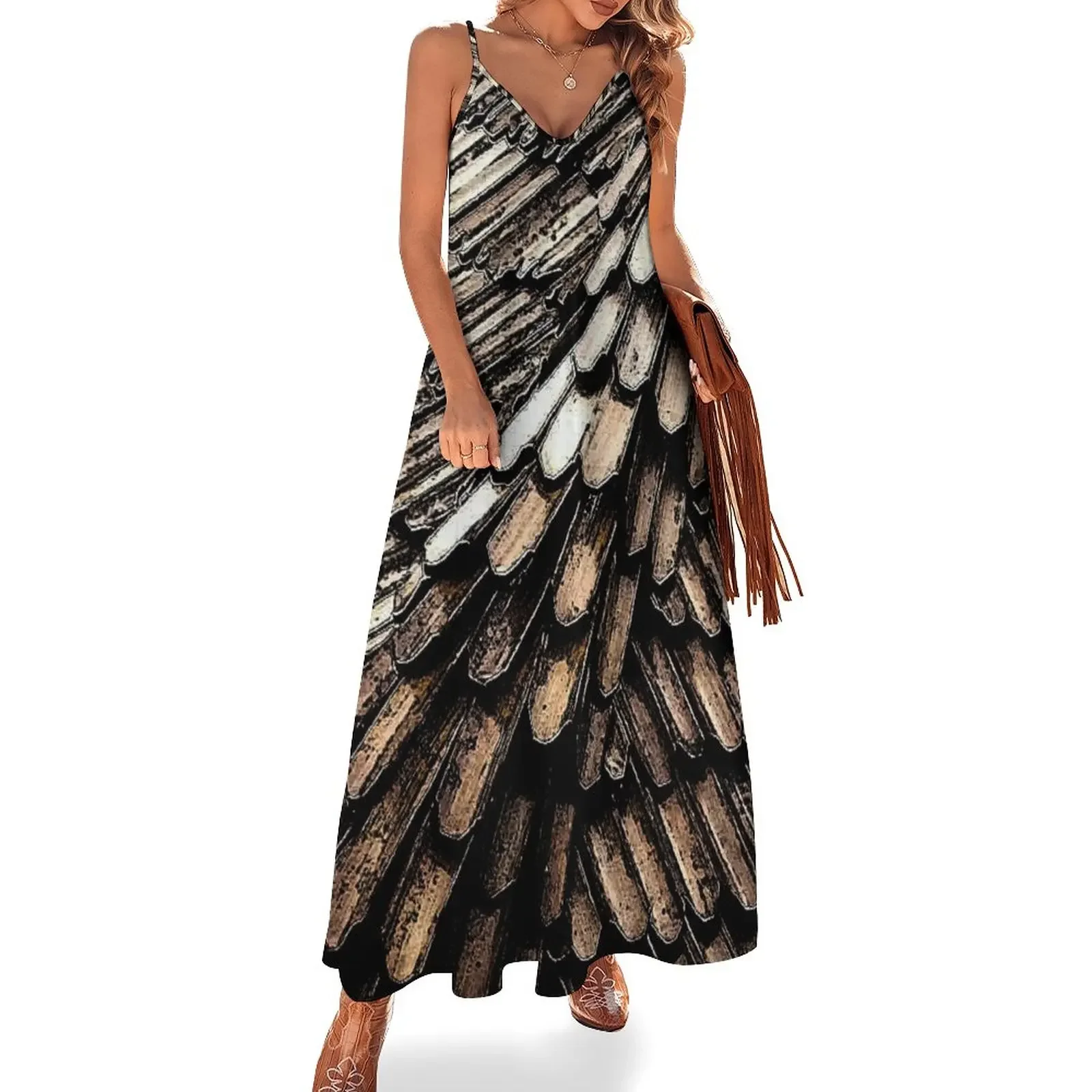 DRAGON SCALE TILES Sleeveless Dress prom dresses summer dresses summer ...