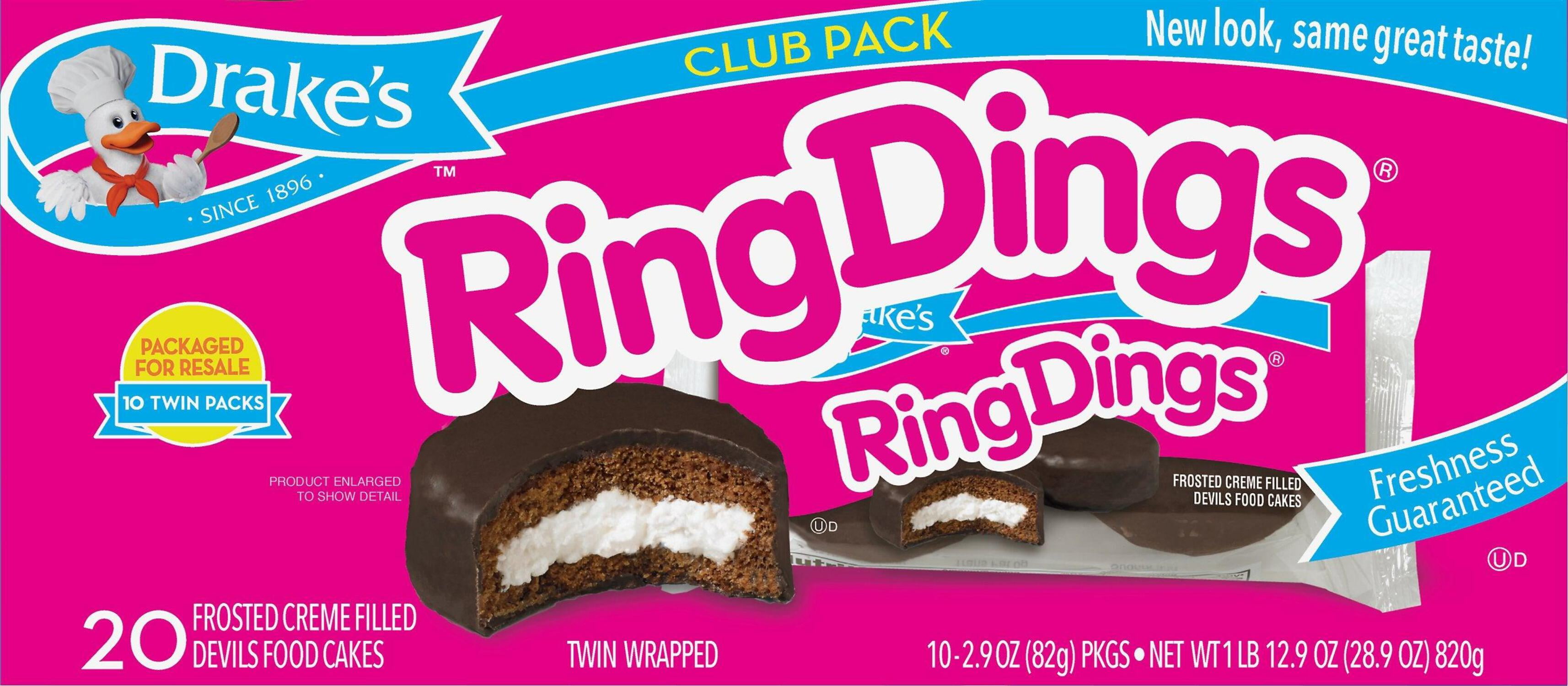 DRAKE’S RING DINGS 20 PACK - Walmart.com