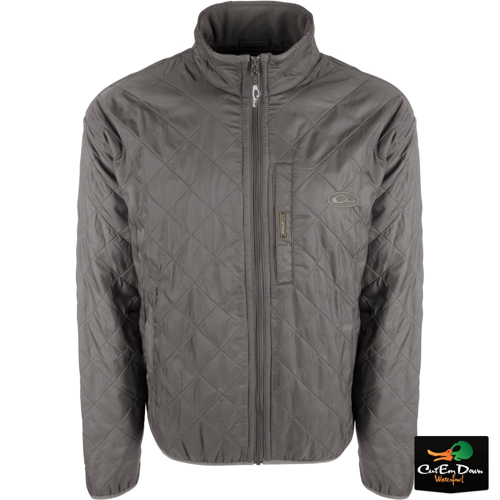 DRAKE WATERFOWL DELTA FLEECE LINED QUILTED JACKET - Walmart.com