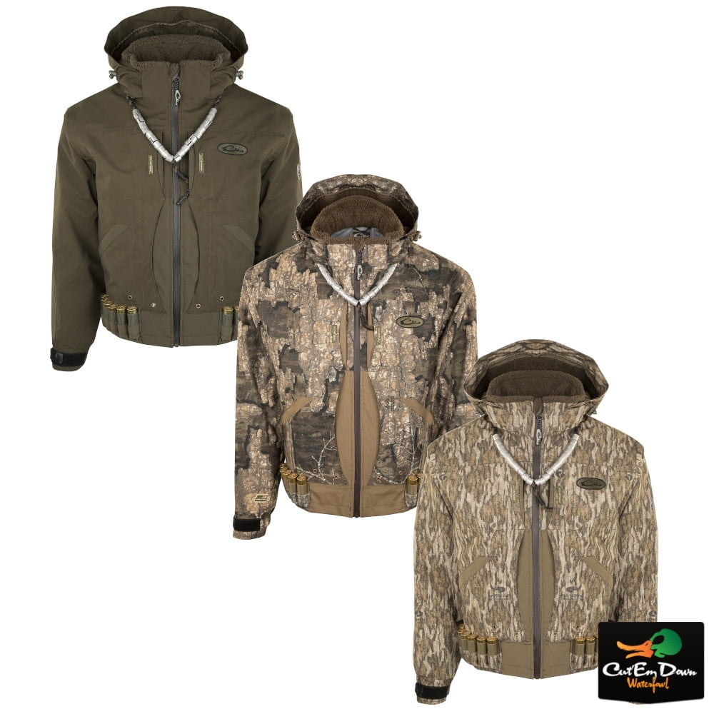 DRAKE WATERFOWL GUARDIAN ELITE FLOODED TIMBER JACKET - SHELL WEIGHT ...