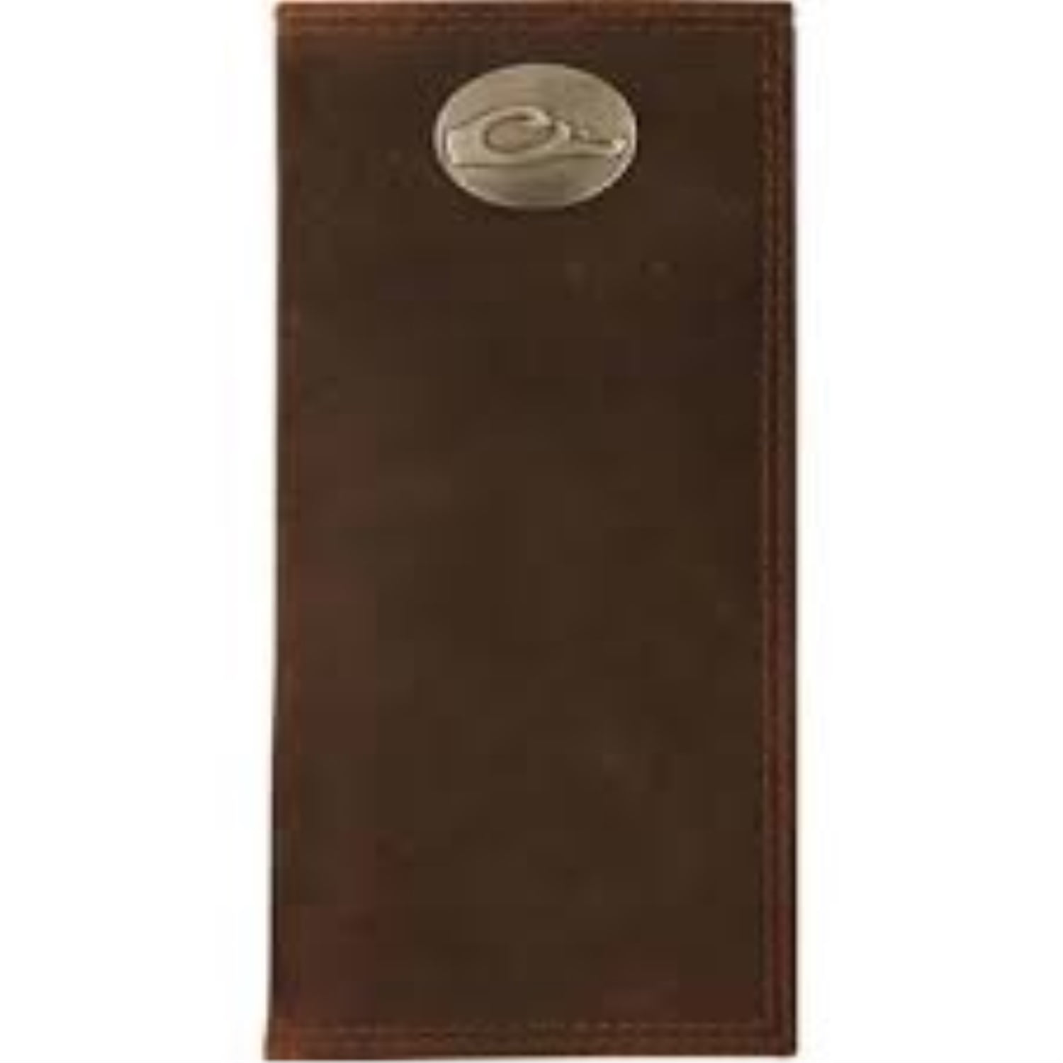 drake outdoors da7007brn leather checkbook wallet brown - Walmart.com