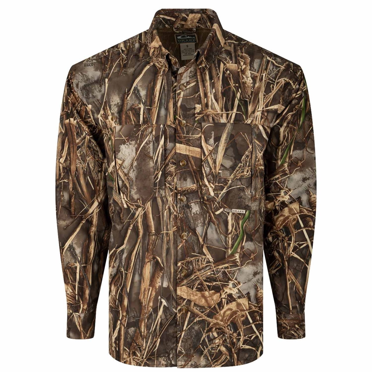 Drake Waterfowl EST Vented Camo Wingshooter's Shirt - Walmart.com