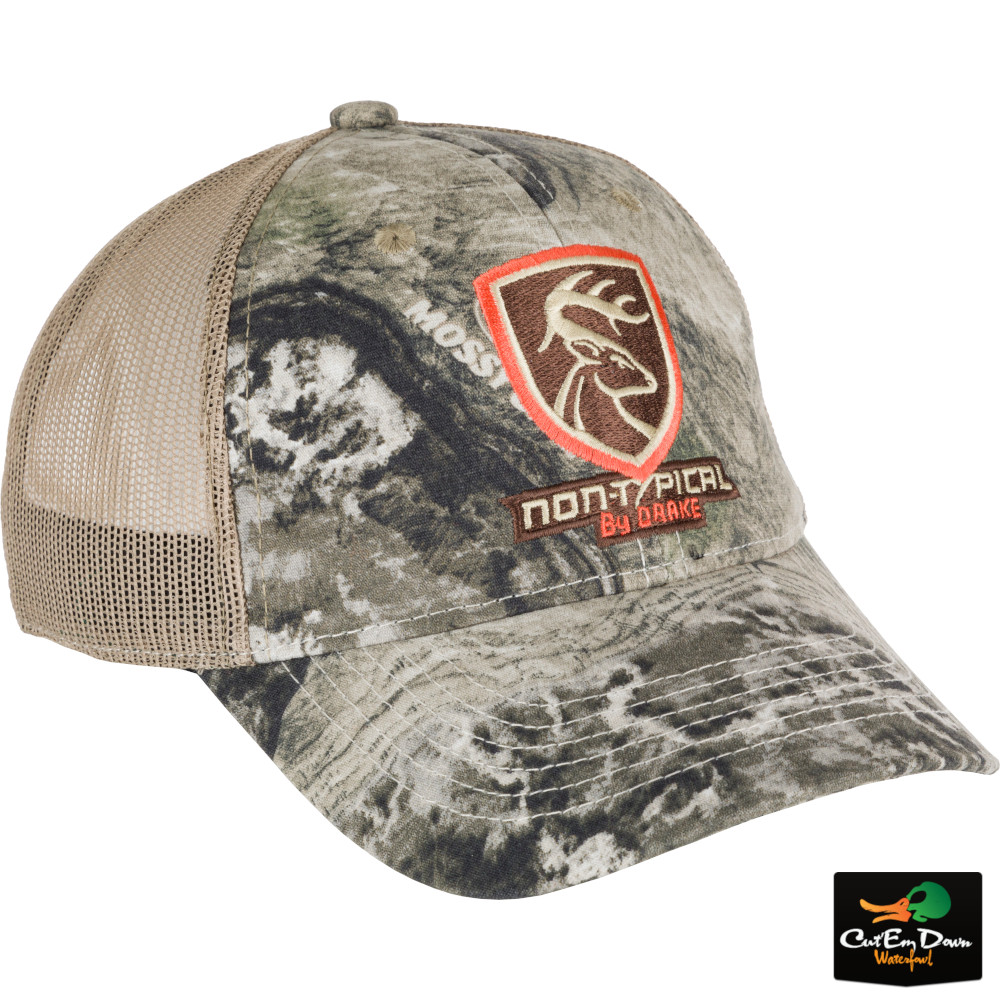 DRAKE WATERFOWL NON-TYPICAL MESH BACK COTTON CAMO HAT - Walmart.com