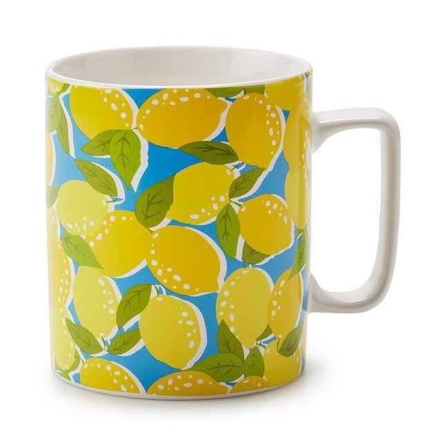 DRAPER JAMES RSVP Lemons Boxed Ceramic Mug - Walmart Business Supplies
