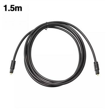 Short Optical Digital Audio Cable 6ft, CableCreation Thin Fiber Optic ...