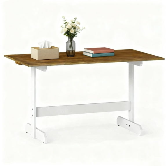DRAZUNO 55” Dining Table for 4-6 People, Rectangular Kitchen Table w ...