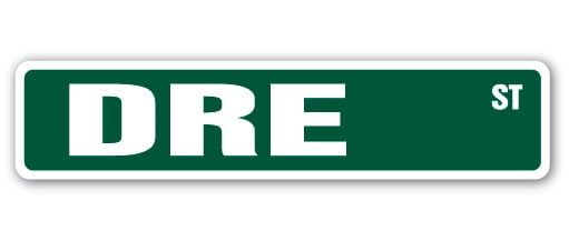 DRE Street Sign Childrens Name Room Sign | Indoor/Outdoor | 36" Wide ...