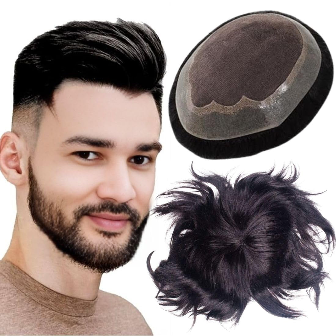 DREAM EXIMMens NonSurgical Hair Loss Solution Korean BM Wig Base hair ...