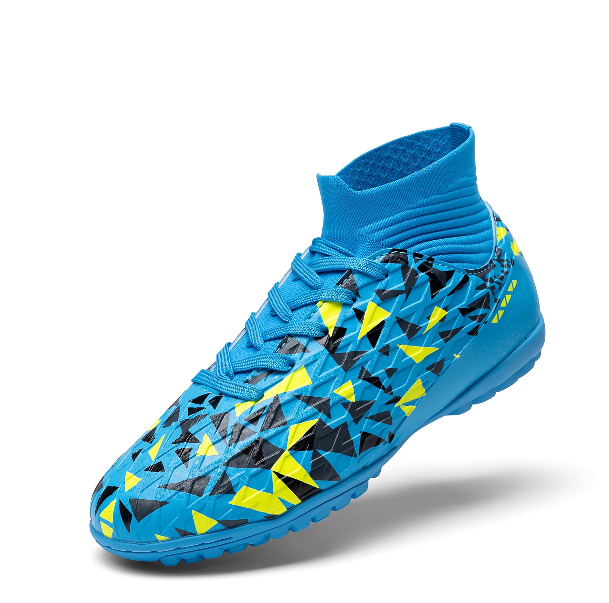 DREAM PAIRS Boys Girls Indoor Soccer Shoes High Top Football Turf ...