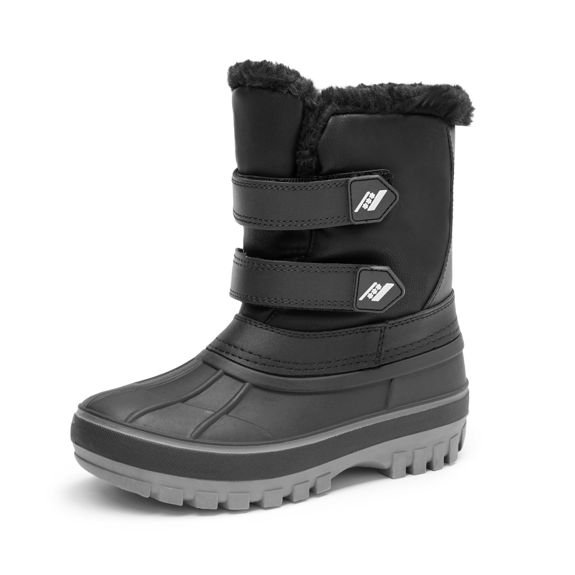 DREAM PAIRS Boys & Girls Winter Zip Snow Boots Outdoor Warm Waterproof ...
