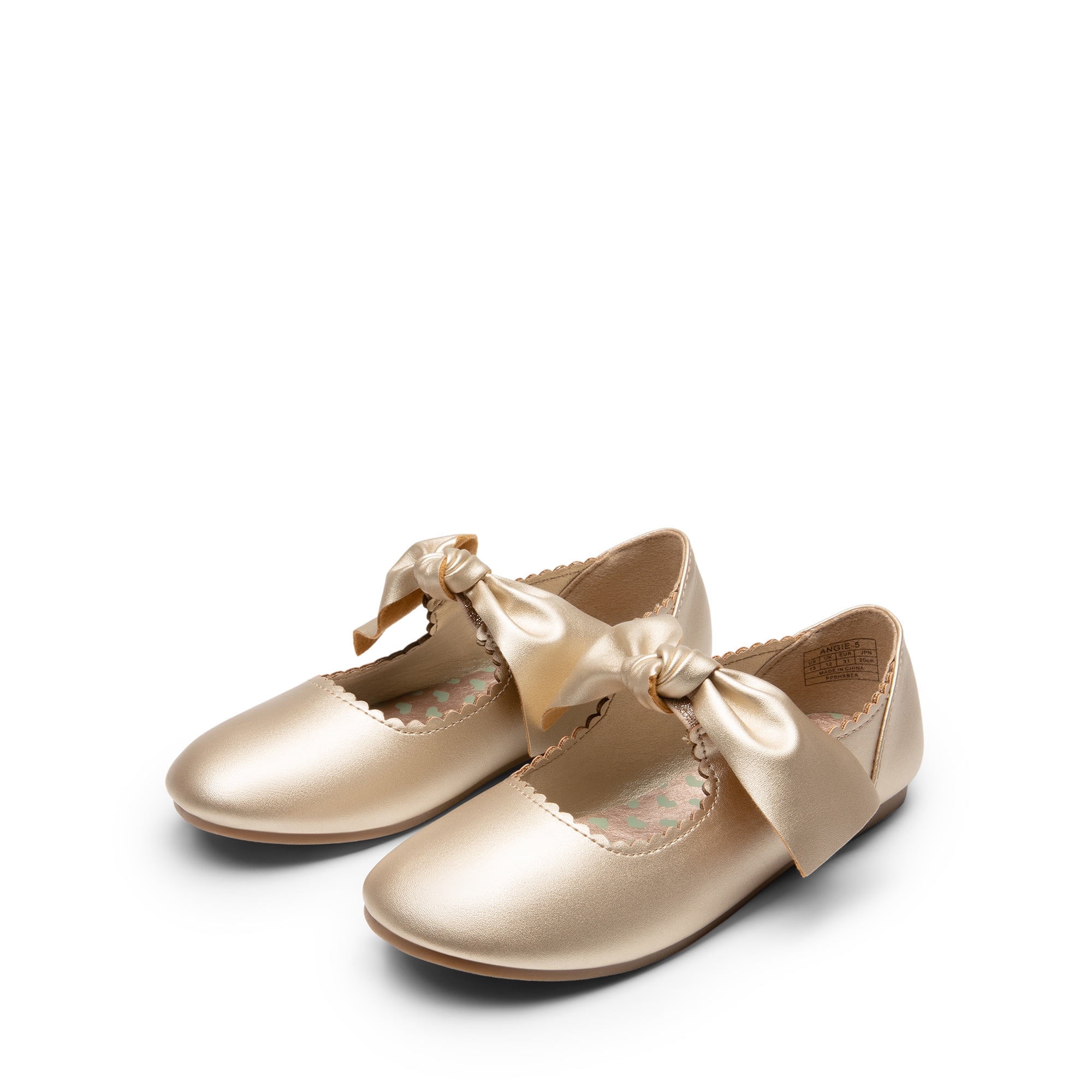 DREAM PAIRS Girls Ballerina Flats Mary Jane Front Bow Dress Shoes ...