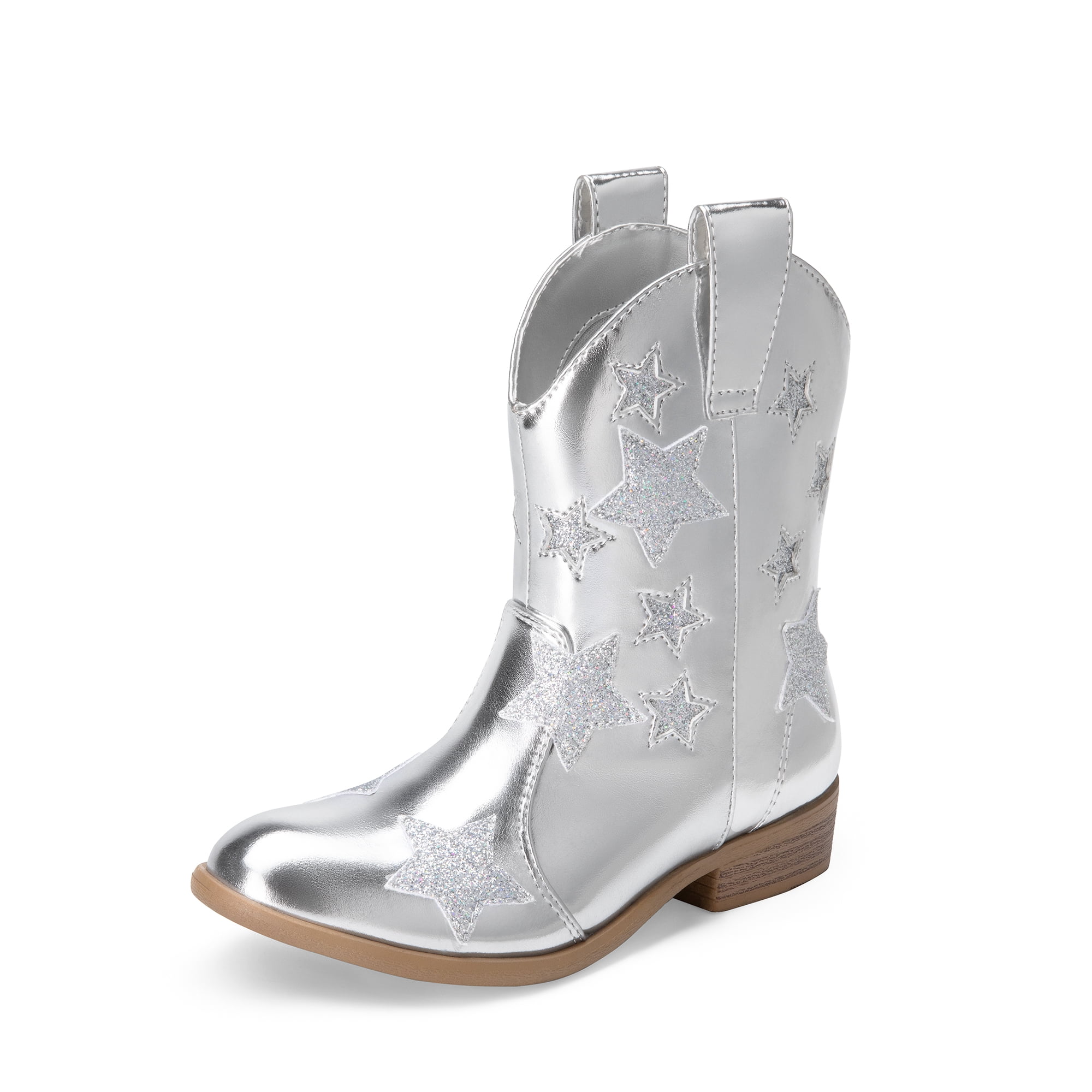 DREAM PAIRS Girls Cowgirl Boots Cowboy Western Mid Calf Star Boots for ...