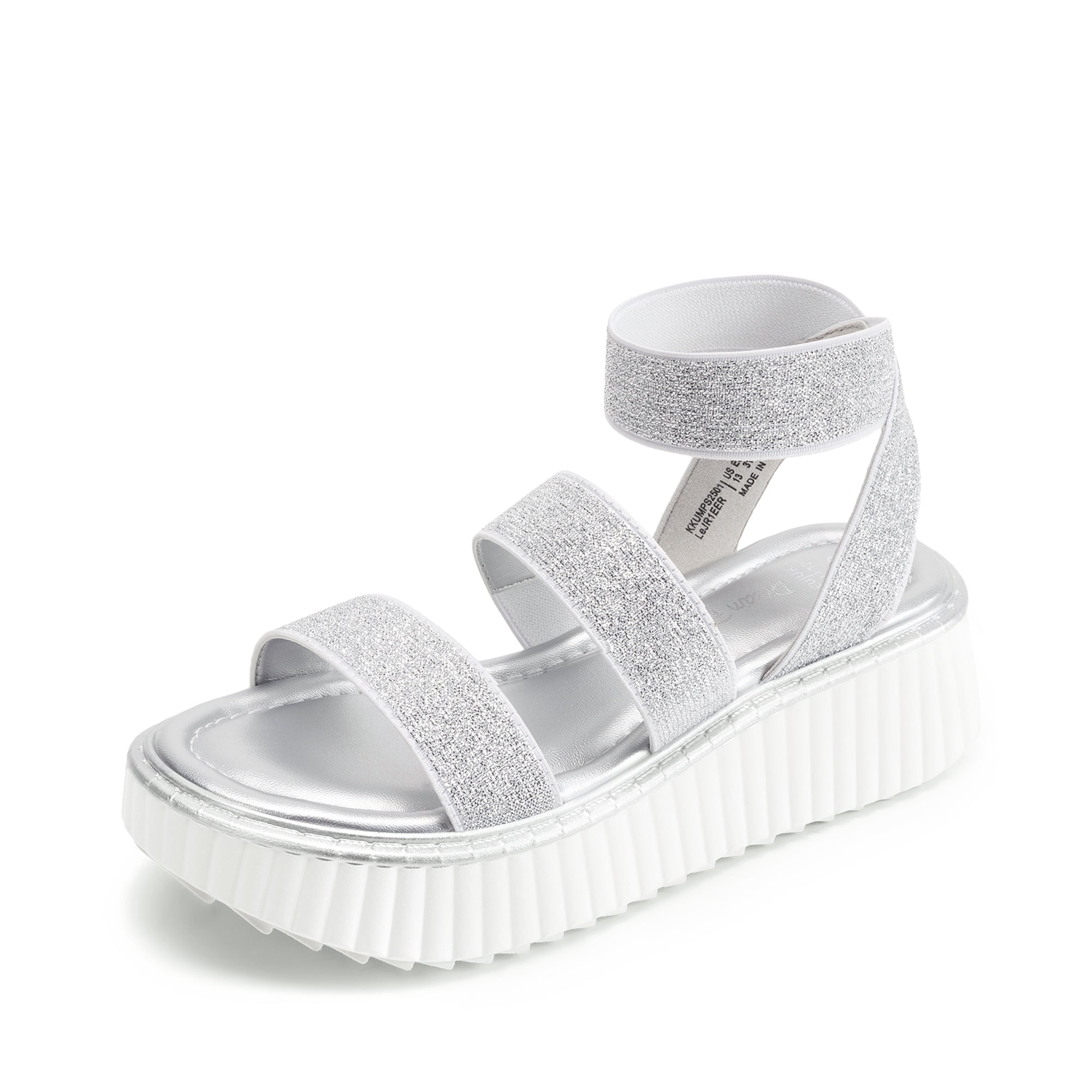 DREAM PAIRS Girls Flatform Wedge Open Toe platform Summer Sandals with ...