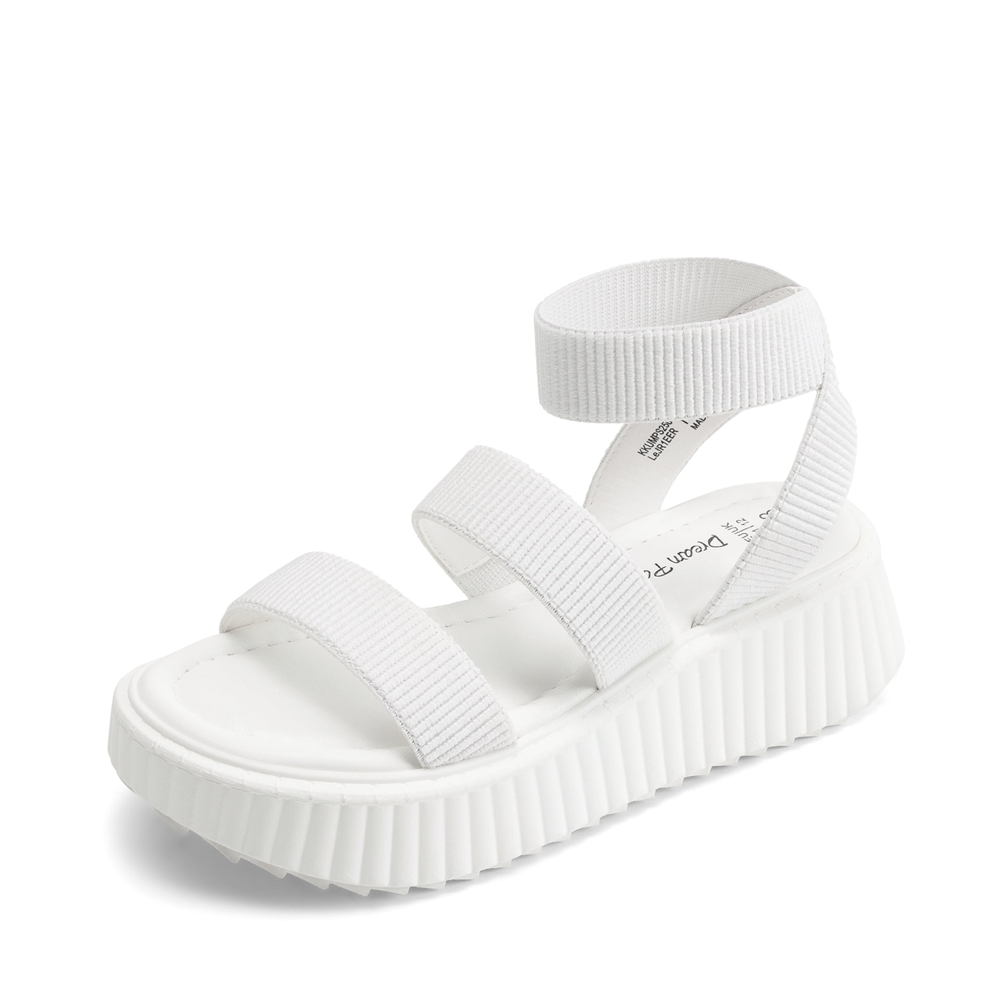 DREAM PAIRS Girls Flatform Wedge Open Toe platform Summer Sandals with ...