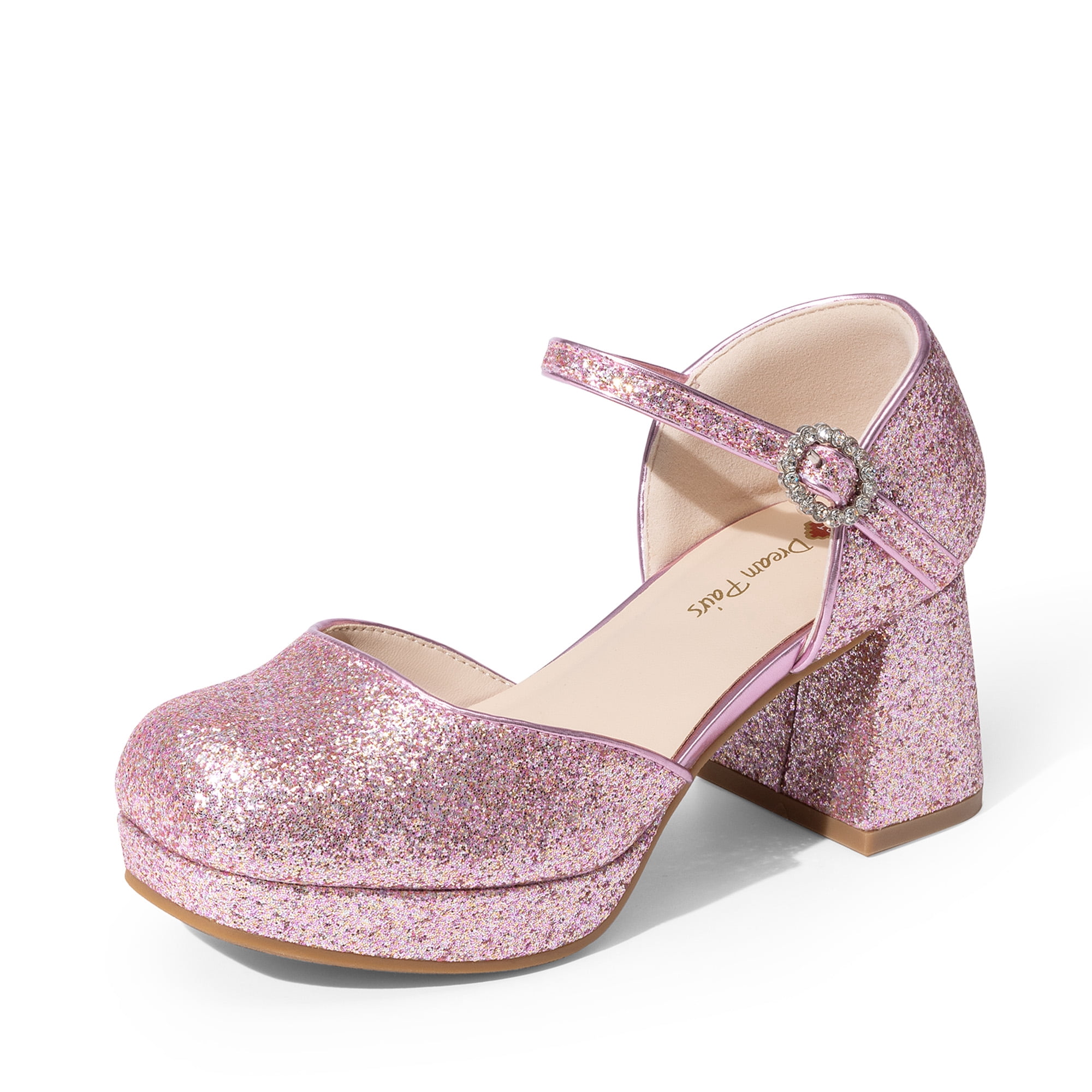 DREAM PAIRS Girls' Platform Mary Jane Pumps Chic Chunky High Heel Dress ...