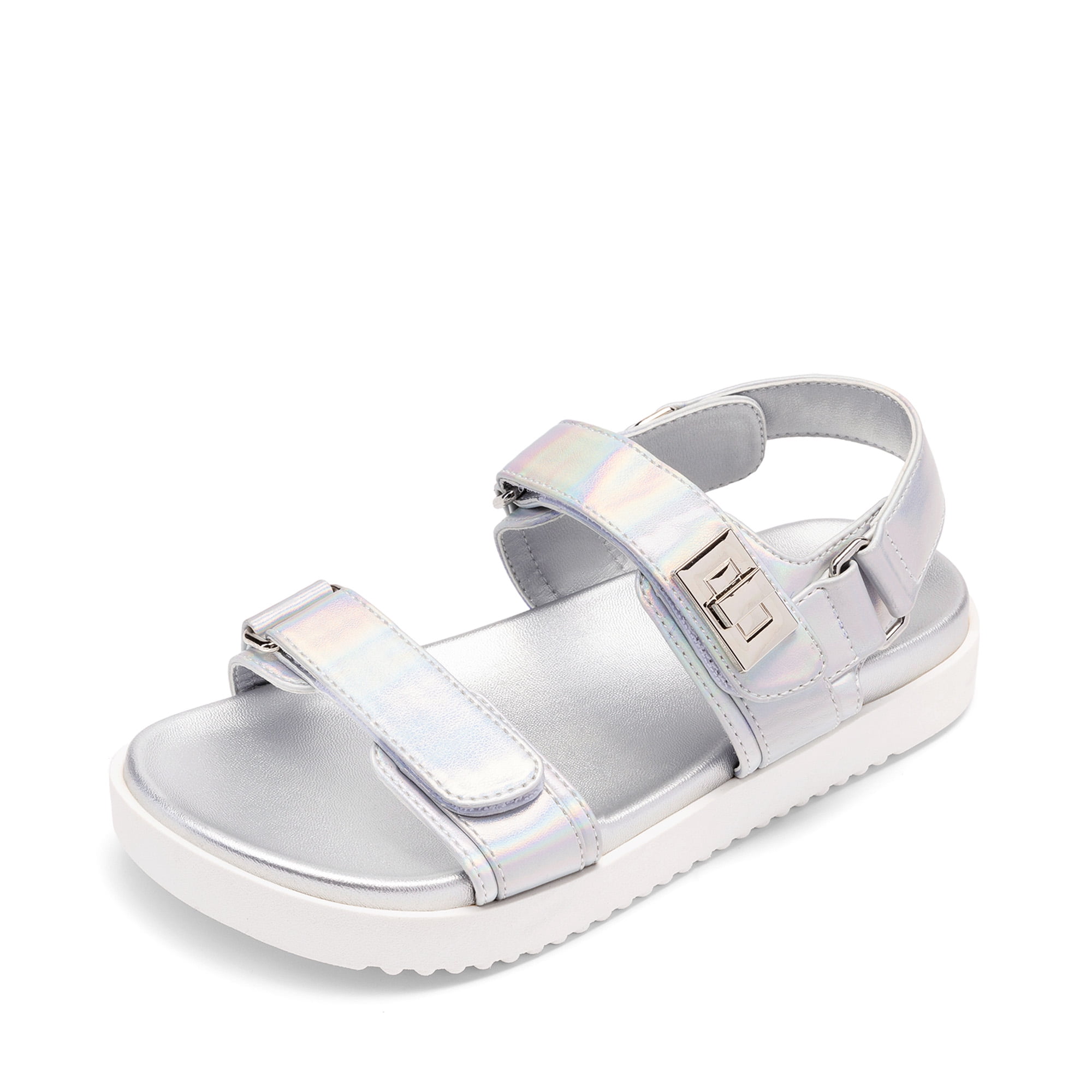 DREAM PAIRS Girls Sandals Two Strapped Casual Open Toe Sandals Little ...