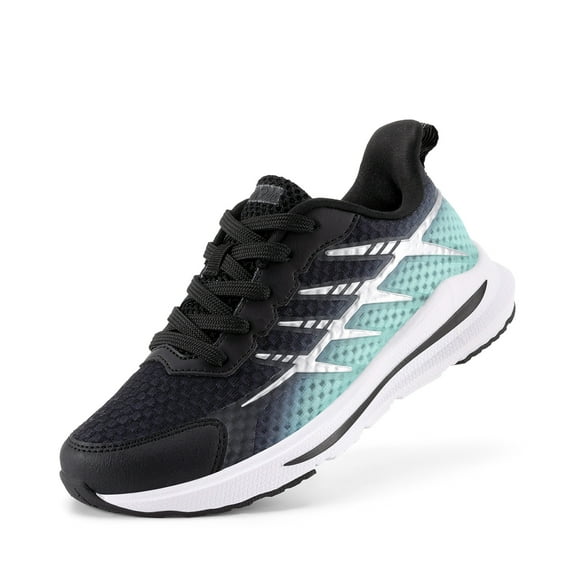 Boys Girls Shoes Kids Tennis Athletic Running Footwear Lace Up Walking ...