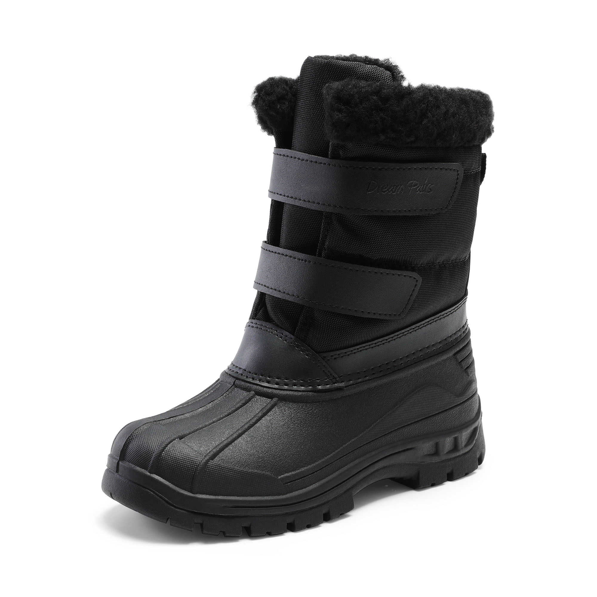 DREAM PAIRS Kids Winter Snow Boots Boys & Girls Outdoor Waterproof Mid ...