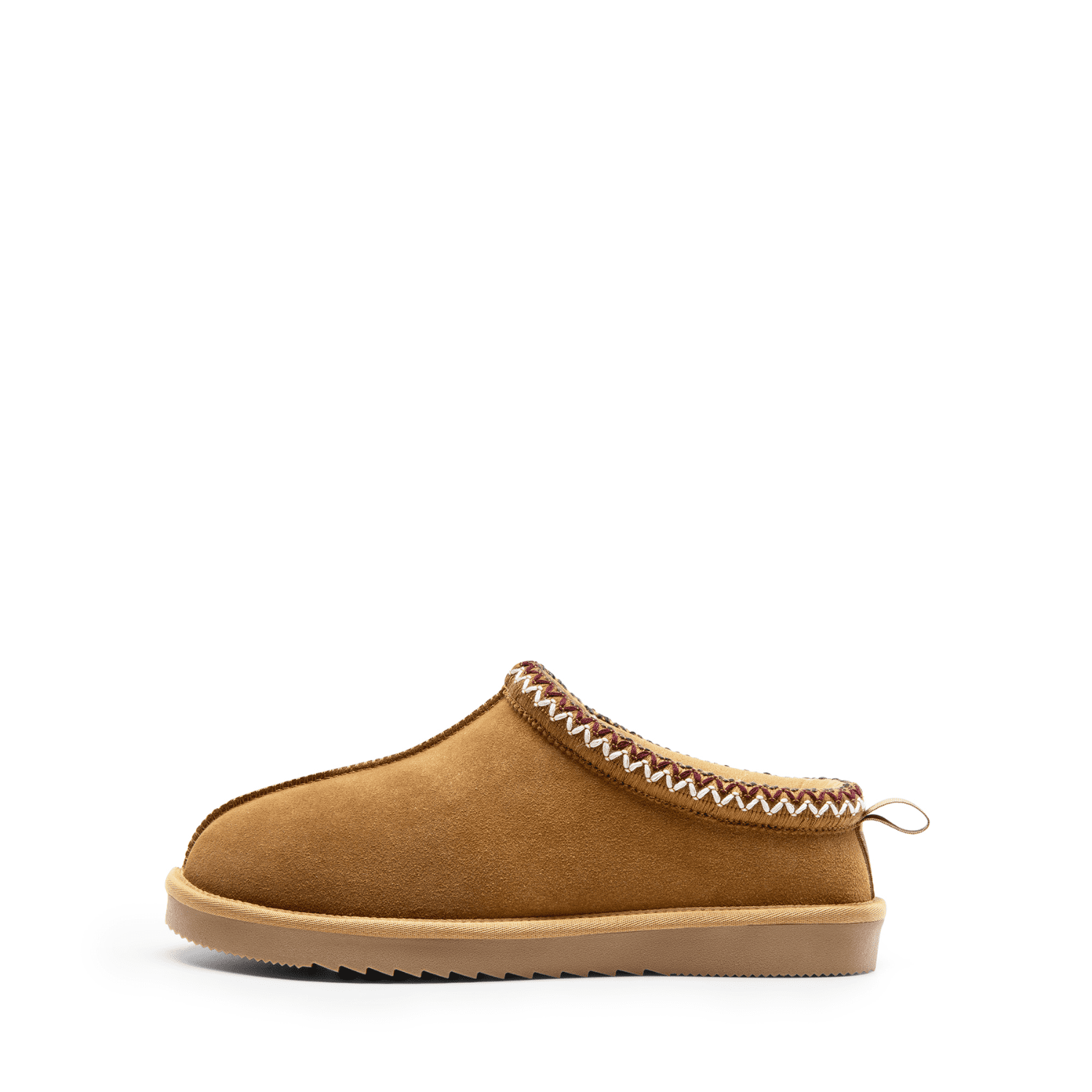 Mens fuzzy cozy slippers genuine suede memory foam indoor outdoor winter slip on shoes - Walmart.com