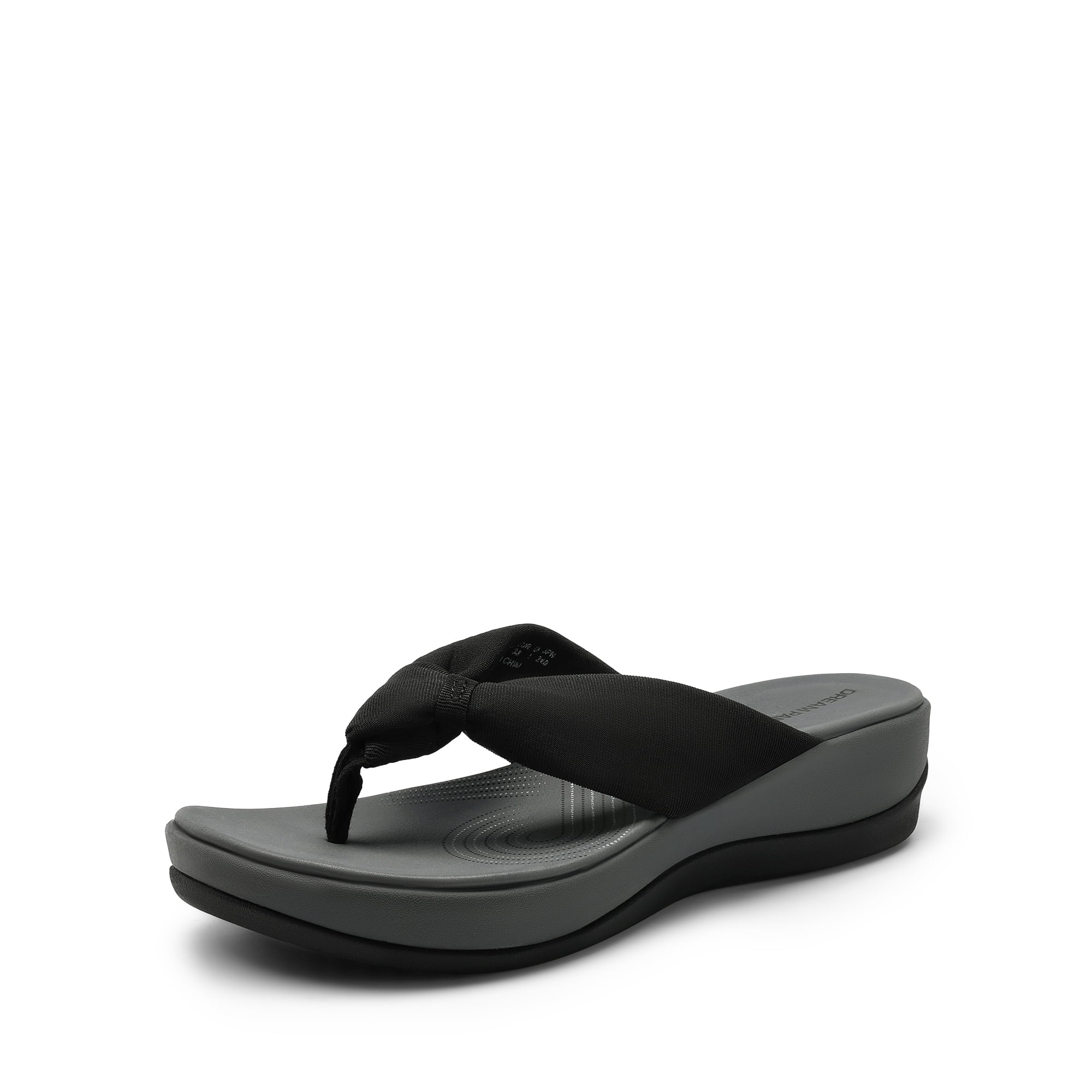 DREAM PAIRS Platform Flip Flops for Women Cushioned Thong Sandals with ...