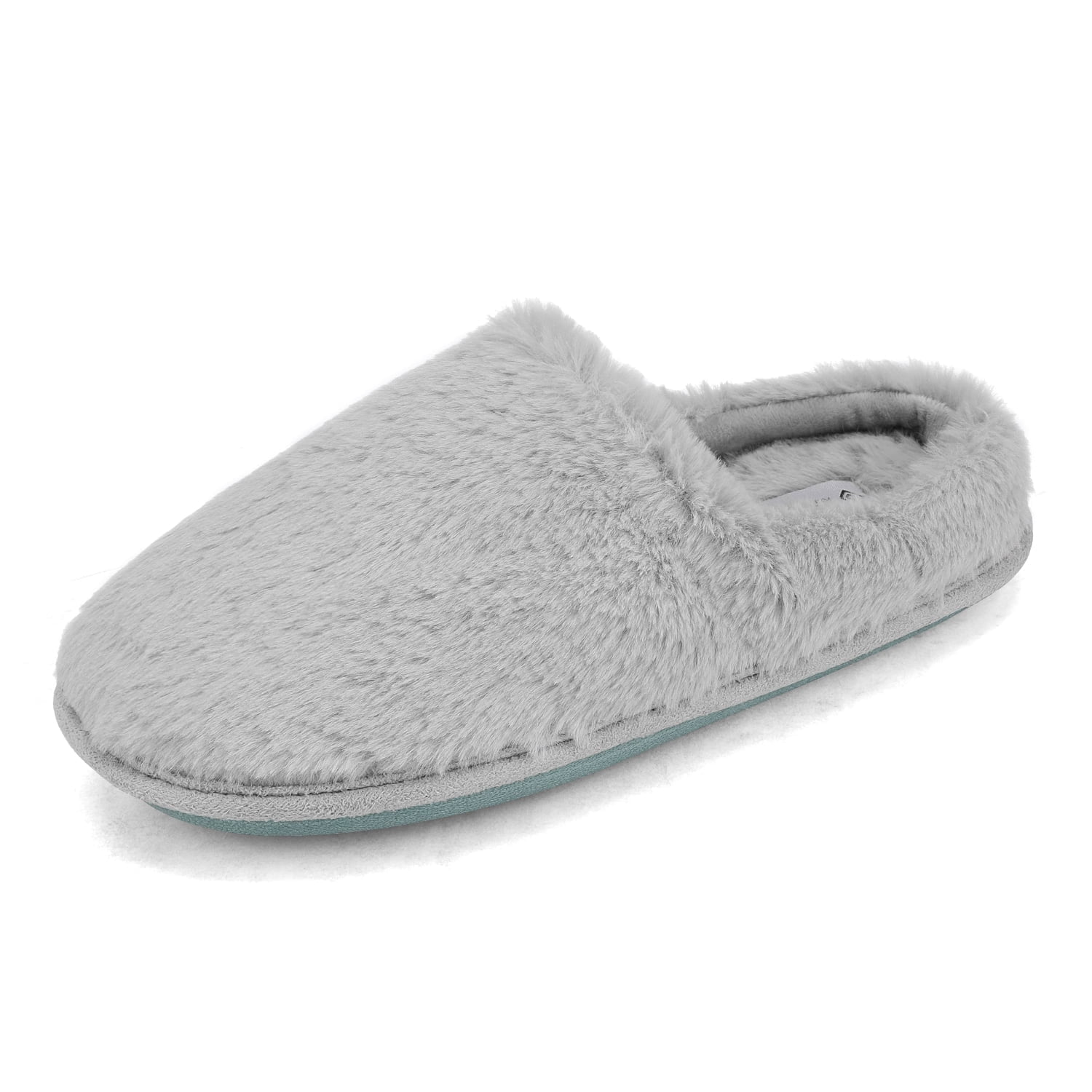 DREAM PAIRS Plush Fuzzy Slippers For Women Slip on Indoor Winter House ...