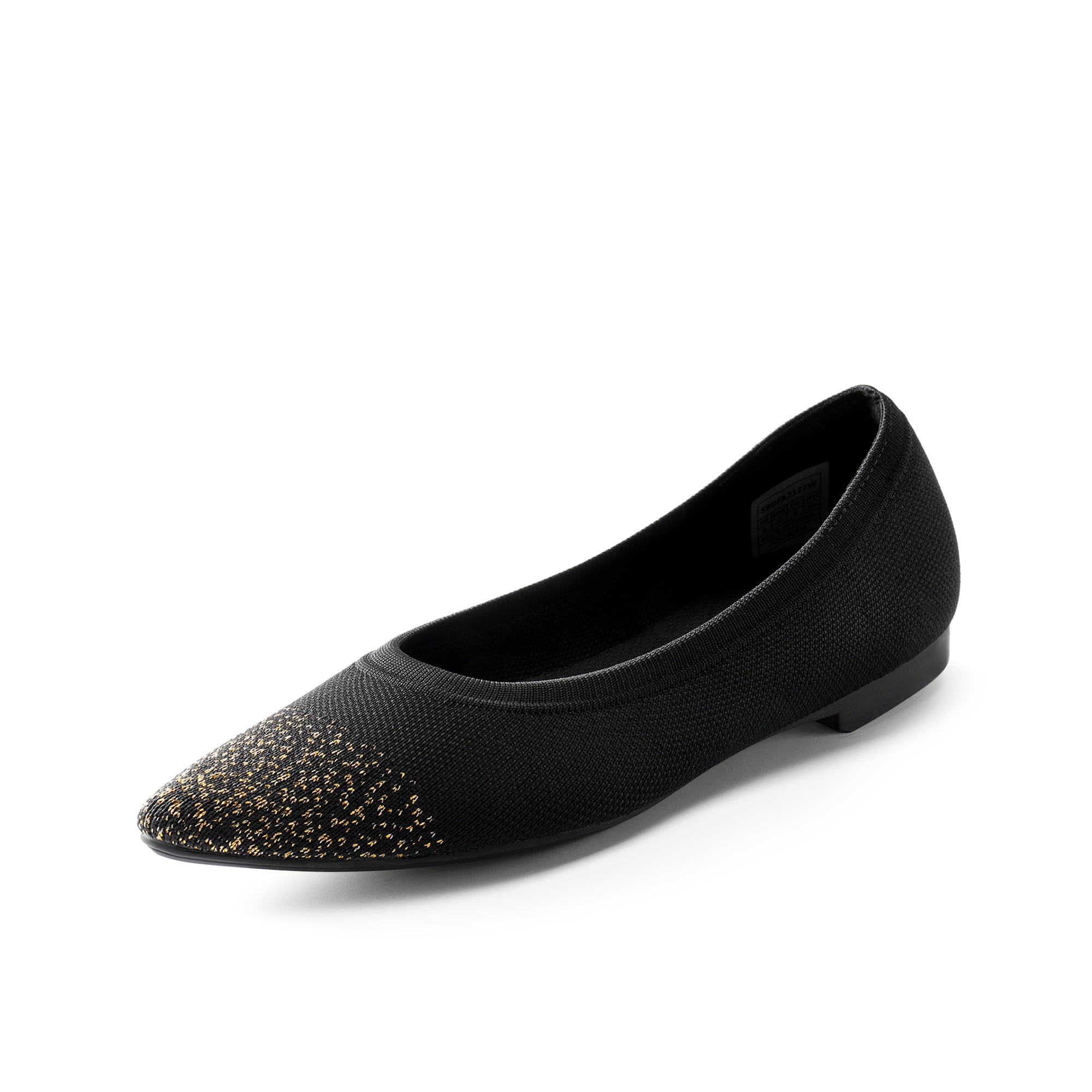 DREAM PAIRS Pointed Toe Ballet Flat for Women, Comfortable Knit Mesh ...