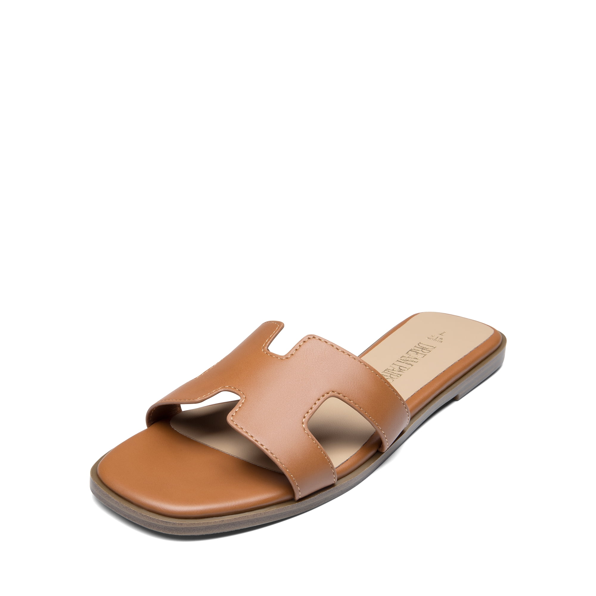DREAM PAIRS Women Cut-out Strap Light Sole Slide Sandals - Walmart.com