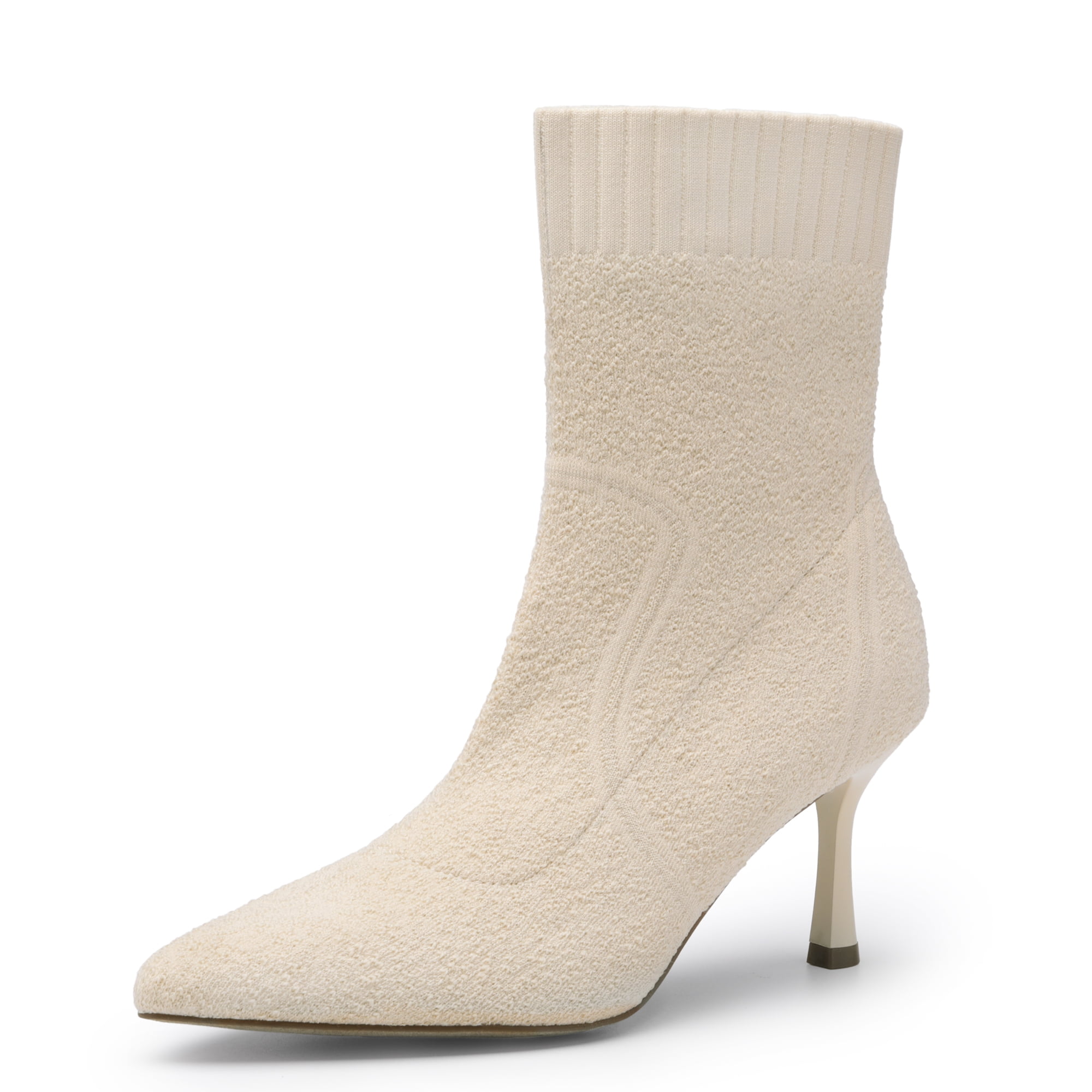 DREAM PAIRS Women's Ankle Booties Sexy Pointed Toe Stiletto Mid Heel ...